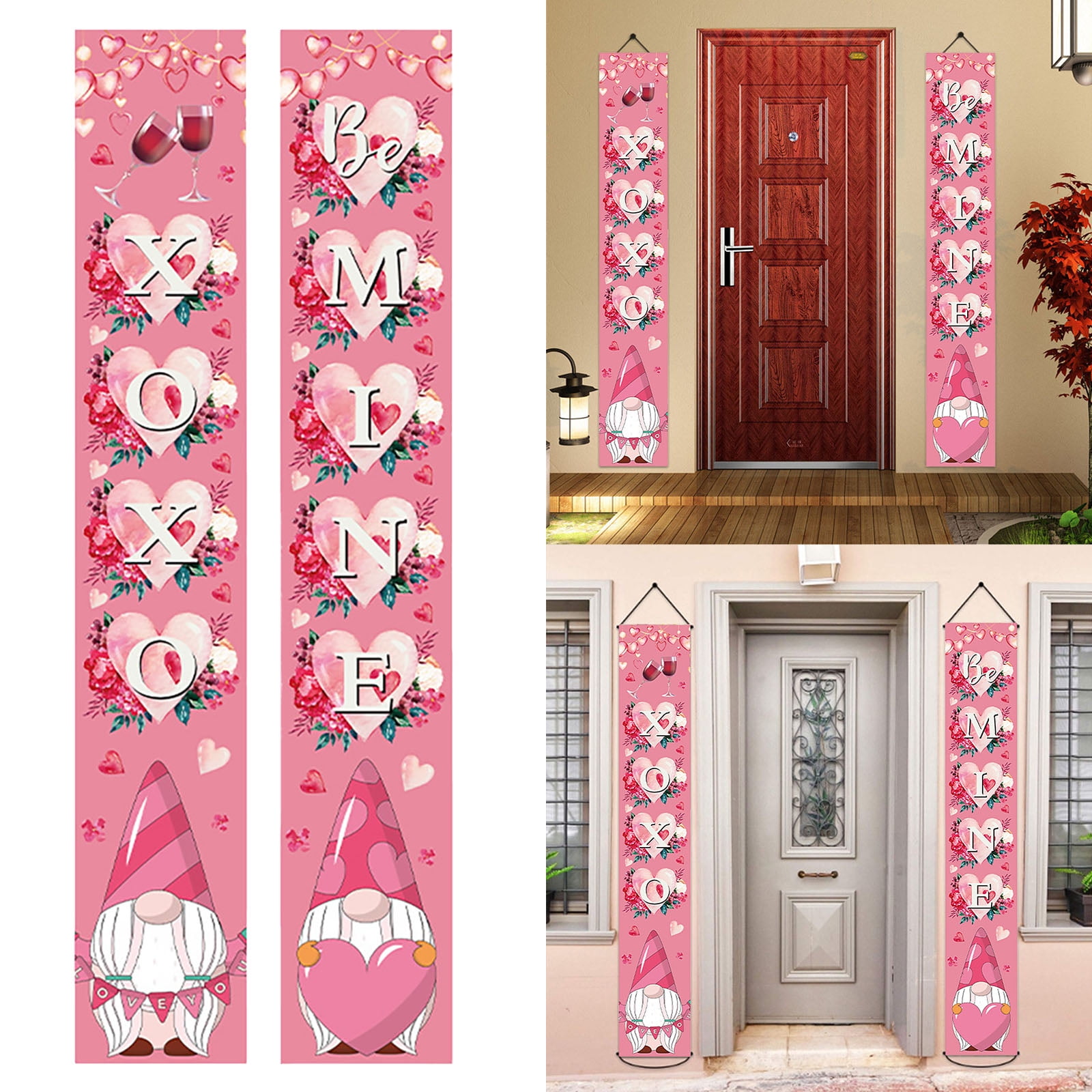 Valentine's Day Lighted Banner for Doorway Porch Yard, Love Heart ...