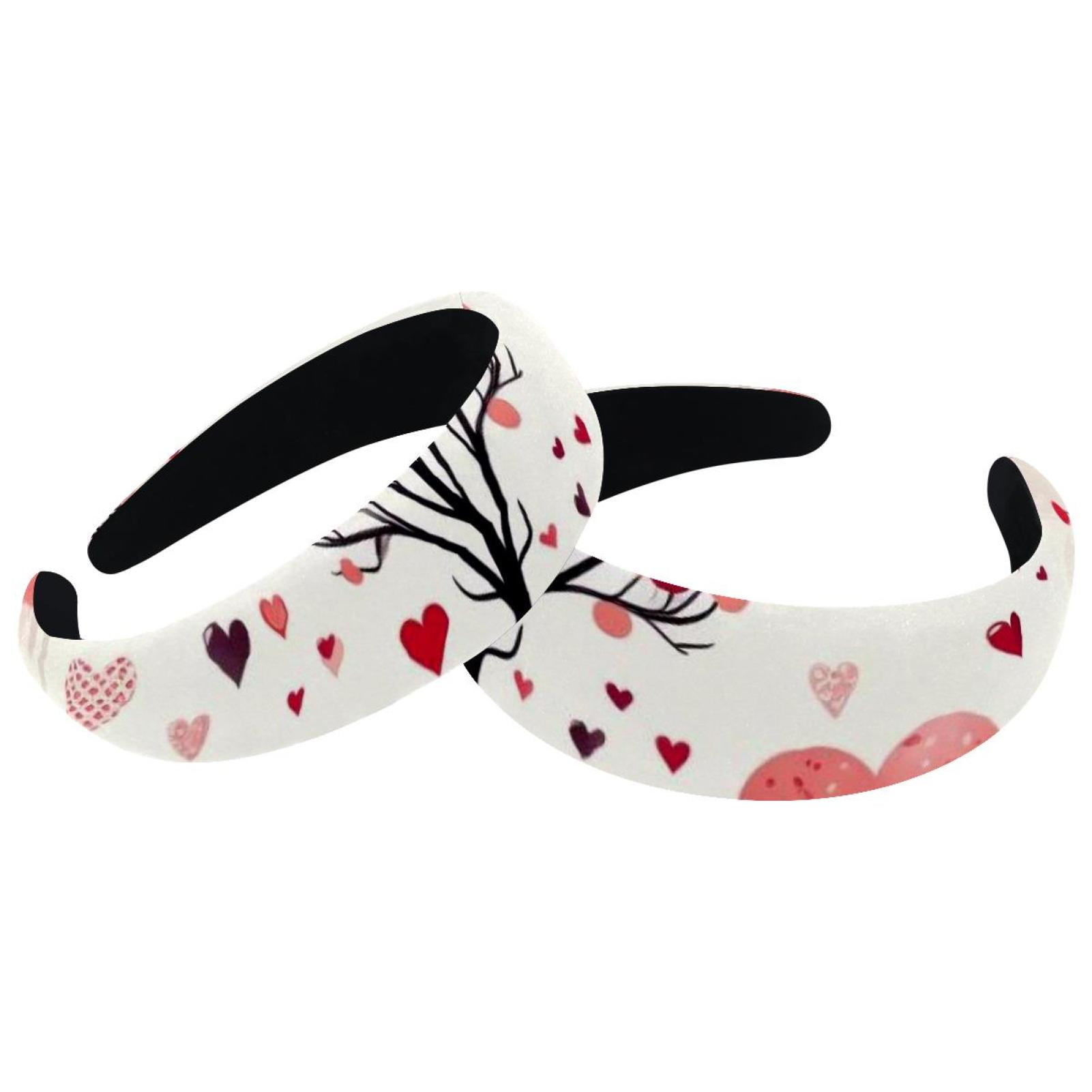 Valentine's Day Love Heart Headbands, Fashion Unisex Hairband Headwear ...