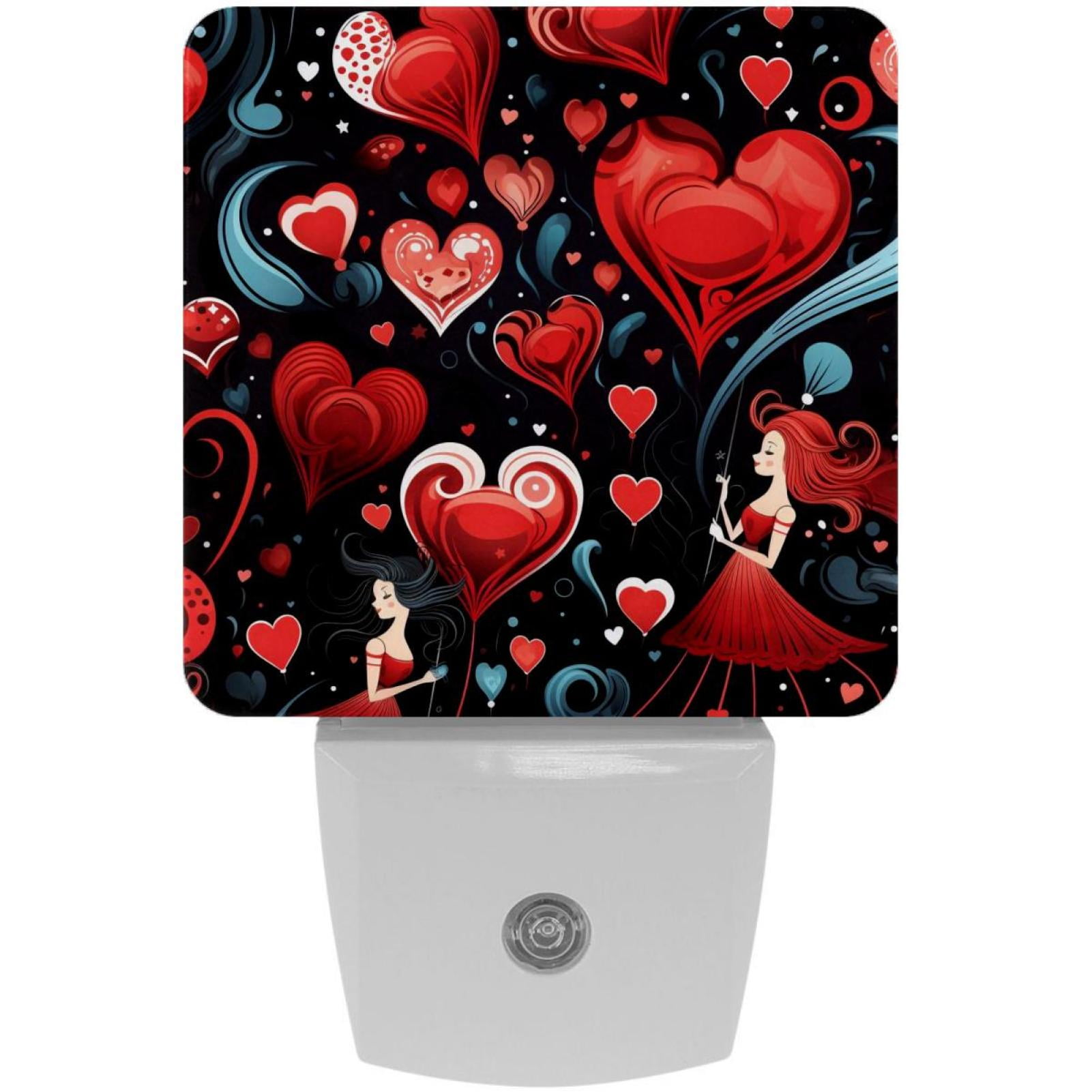 Valentine's Day Love LED Square Night Lights - Stylish and Energy ...