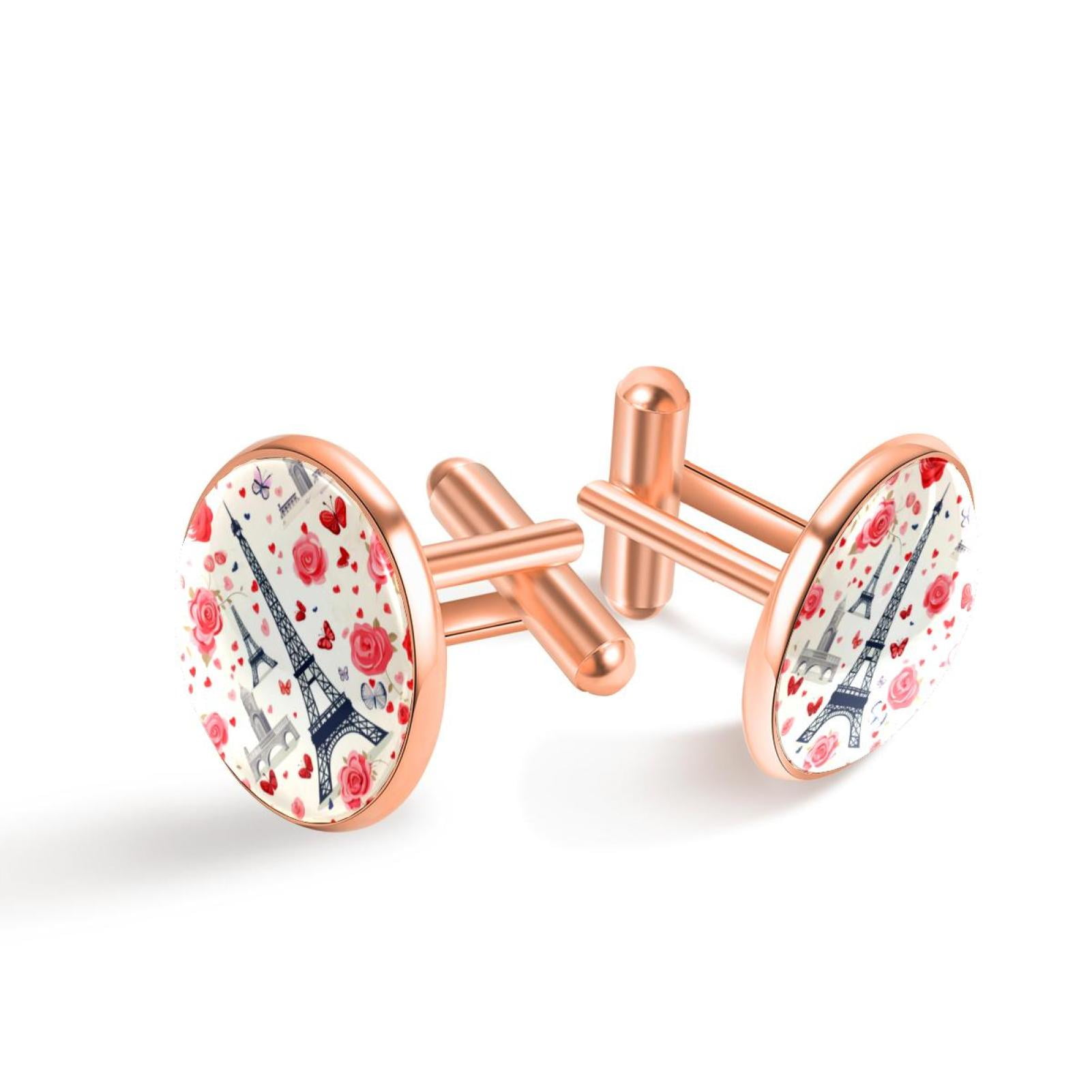 Valentine's Day Men's Stainless Steel Cufflinks for Formal Attire ...