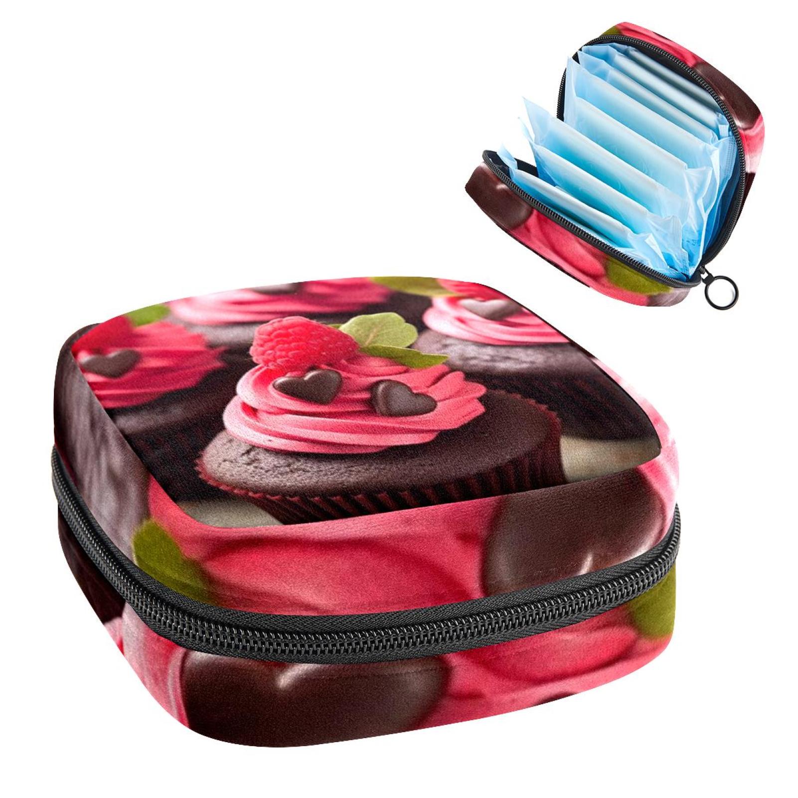 Valentine's Day Pad Bag Small Bag Canvas Pouch with Zipper Small Pouch ...