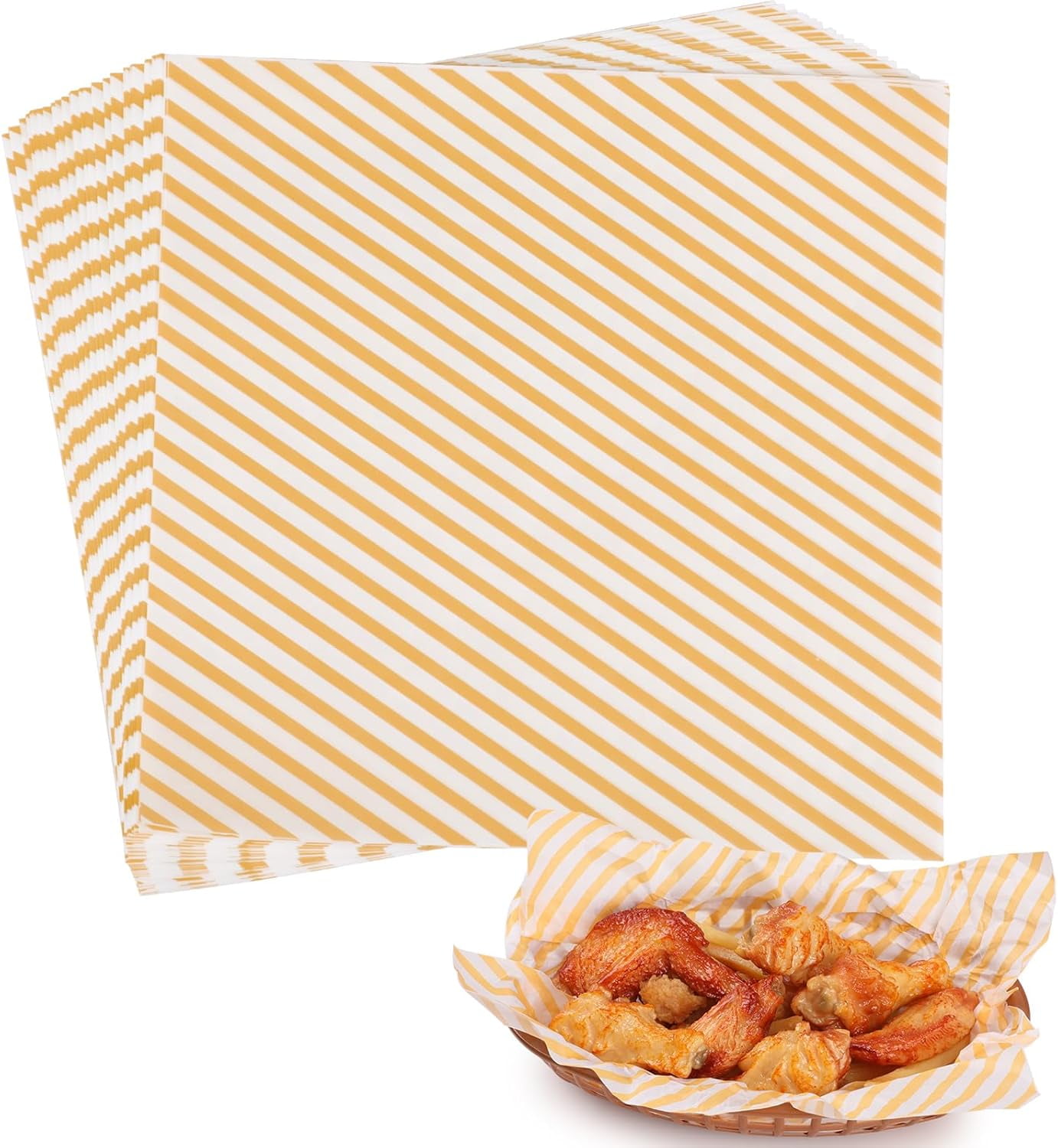 Valentine's Day Parchment Paper for Food Wrapping 12 * 12 Inch, 100 Pcs ...