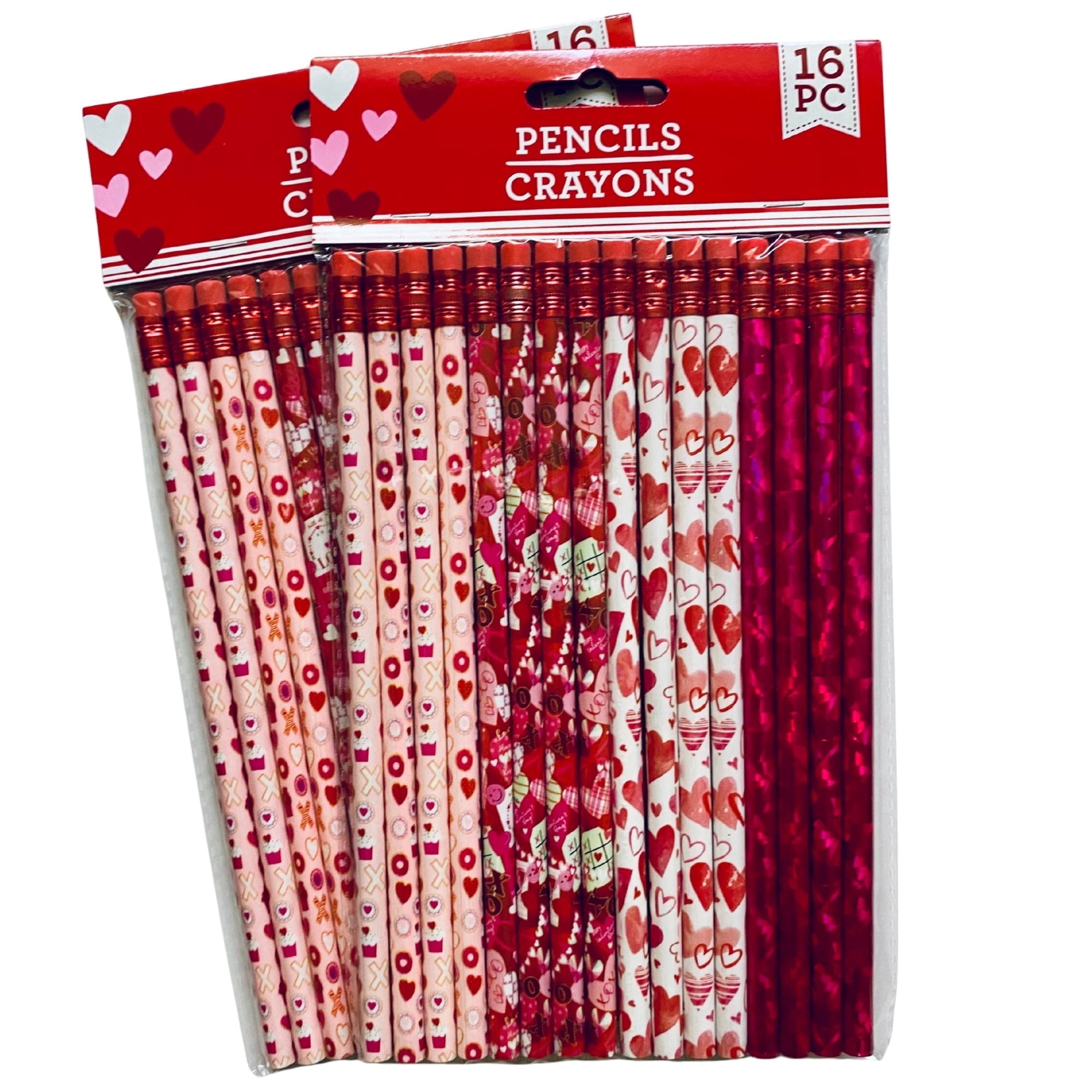 Valentine’s Day Pencils, Valentine's Day Party Favor, Non-Candy ...