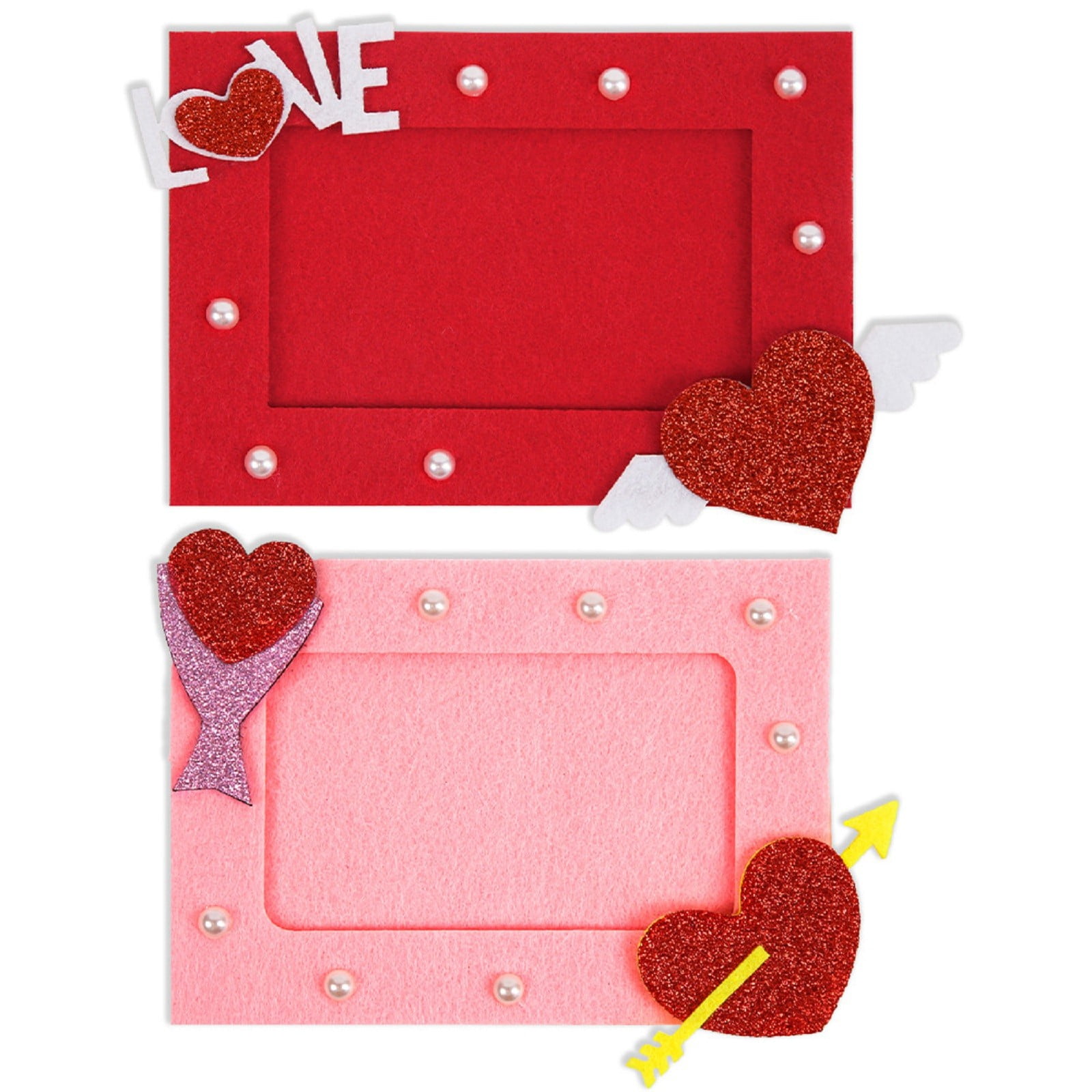 Valentine's Day Photo Frame - Couples' Memory Display with Heart ...