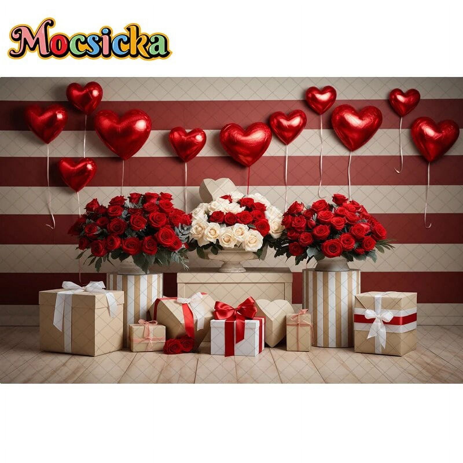 Valentine's Day Photography Background Love Roses Decor Romantic ...