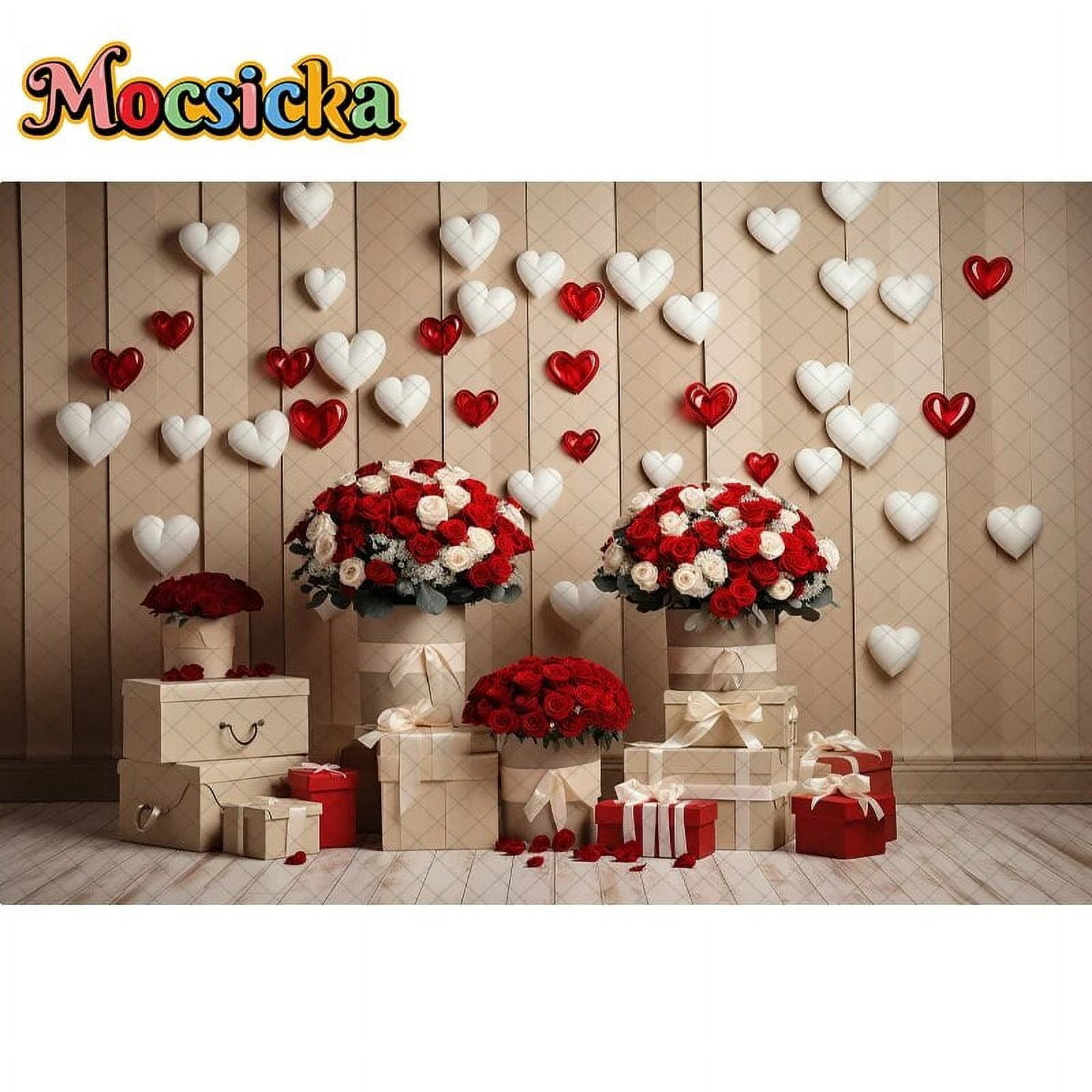 Valentine's Day Photography Background Love Roses Decor Romantic ...