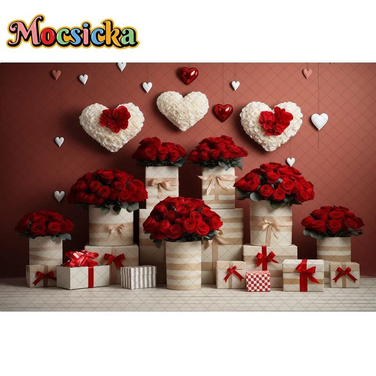 Valentine's Day Photography Background Love Roses Decor Romantic ...