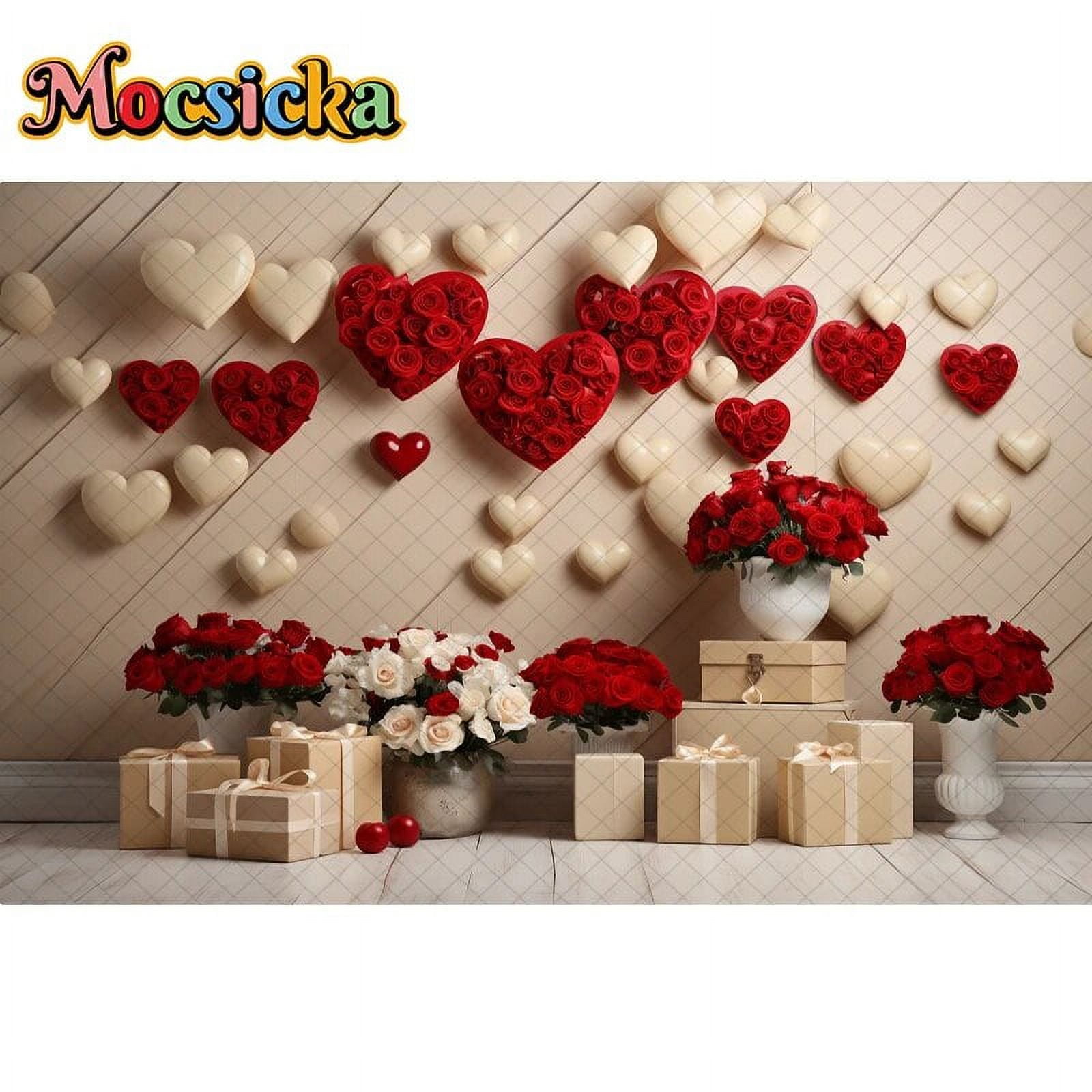 Valentine's Day Photography Background Love Roses Decor Romantic ...