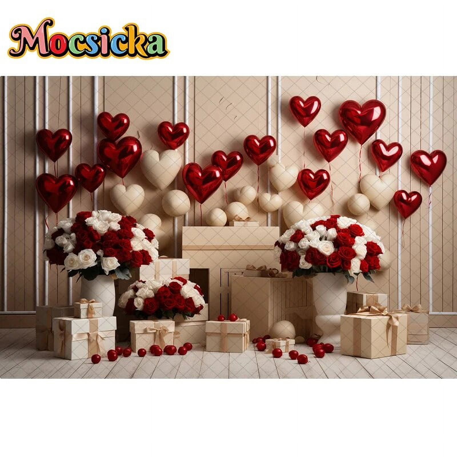 Valentine's Day Photography Background Love Roses Decor Romantic ...