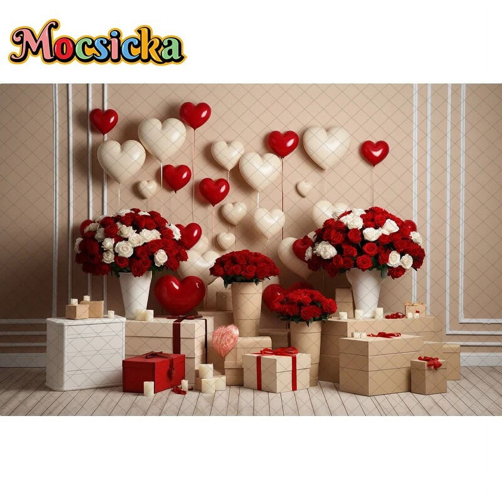 Valentine's Day Photography Background Love Roses Decor Romantic ...