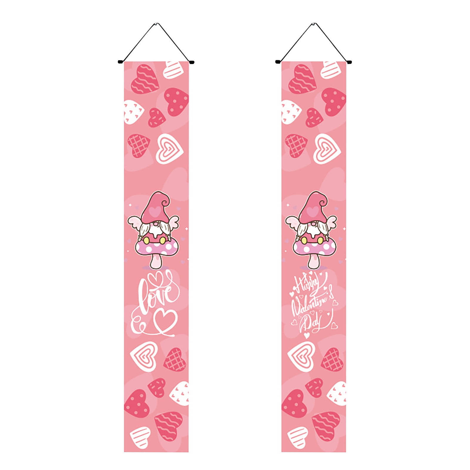 Valentine's Day Porch Banner - 10ft Polyester Hanging Couplet for Home ...