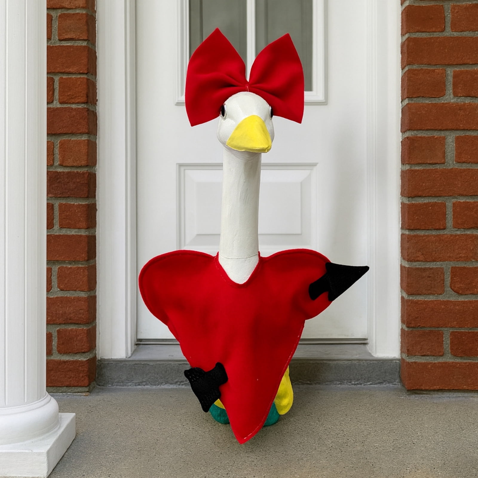 Valentine's Day Porch Goose Outfit, Love Themed Lawn Goose Outfit with ...