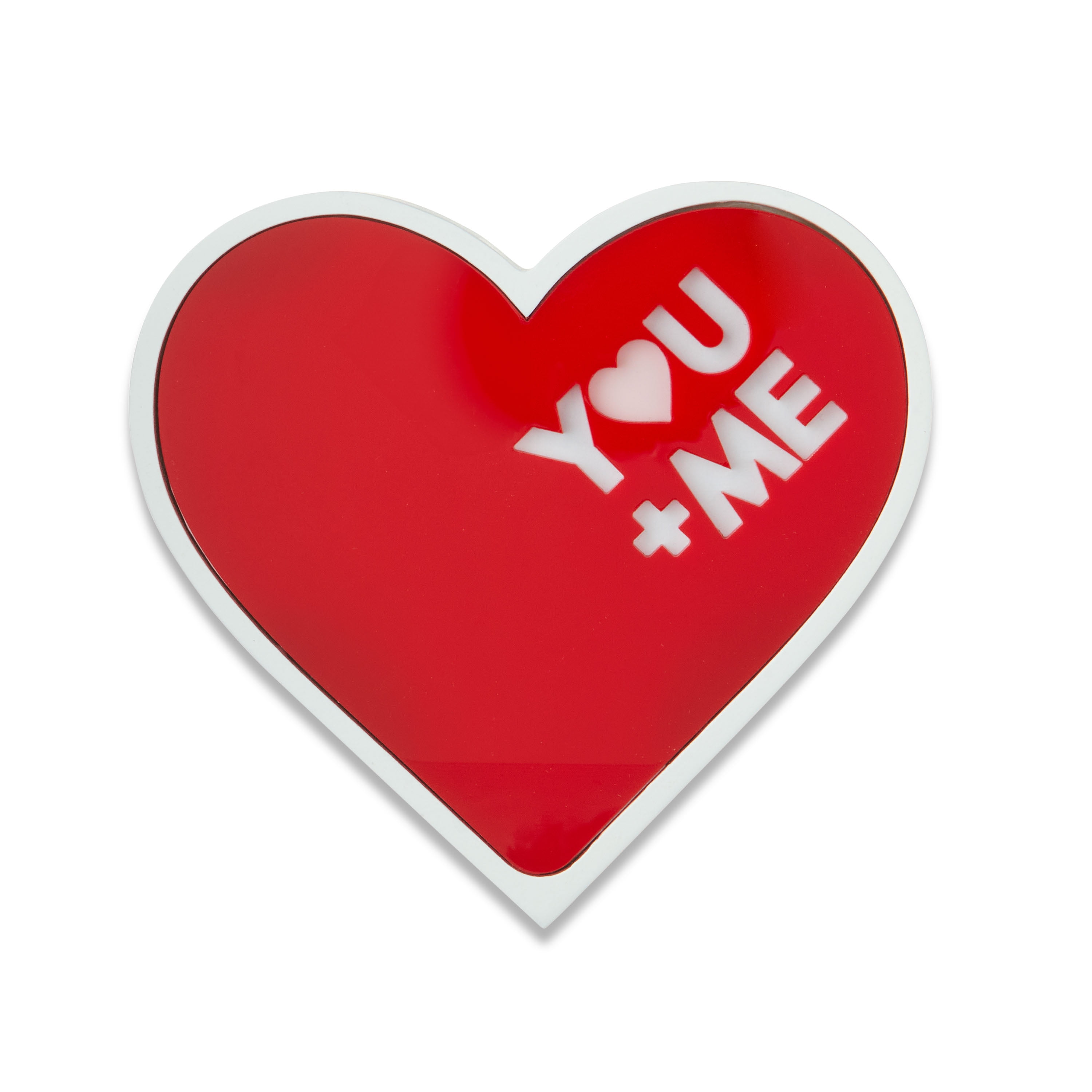 Valentine's Day Red You + Me Heart Decoration, by Way To Celebrate ...