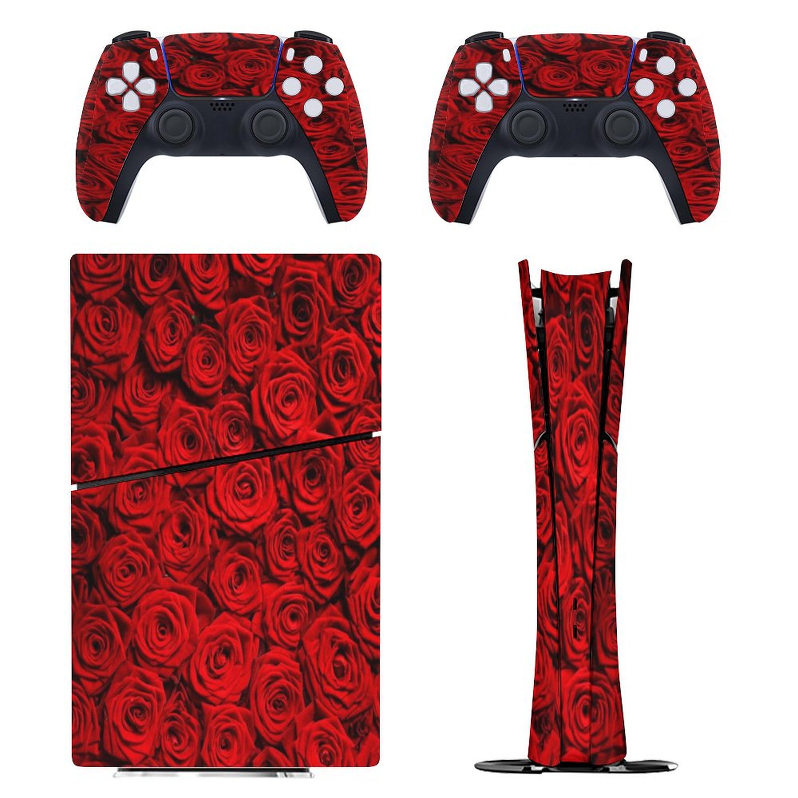 Valentine's Day Rose Flower PS5/PS5 Pro/PS5 Slim Digital Disc Skin ...