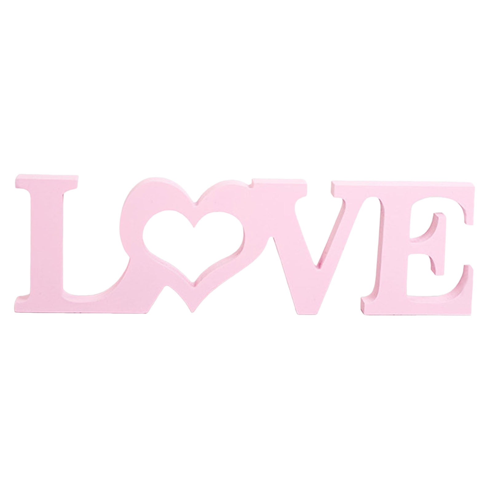Valentine's Day Rustic Wood Love Sign for Home Decor, Decorative Wooden ...