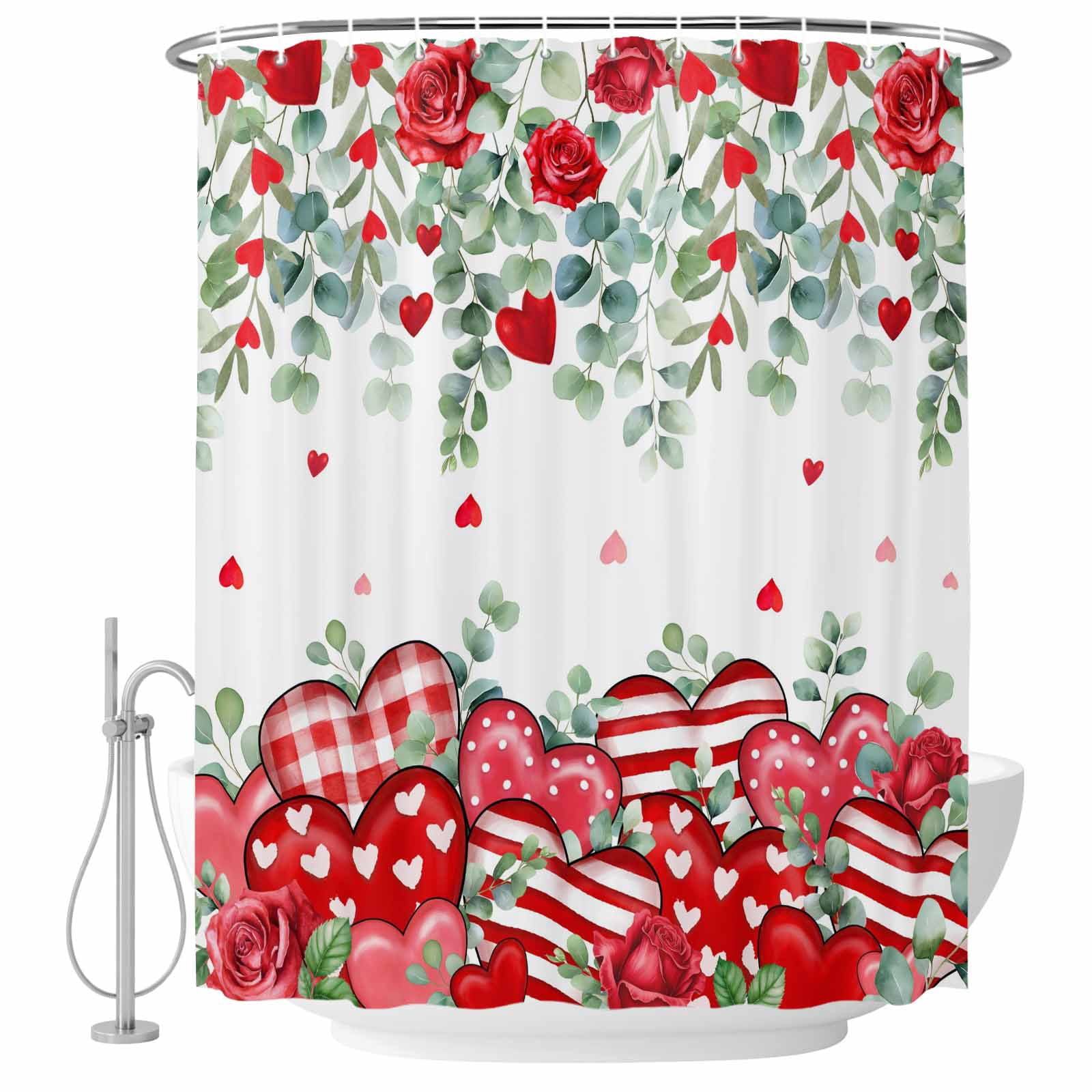 Valentines Day Shower Curtainnull