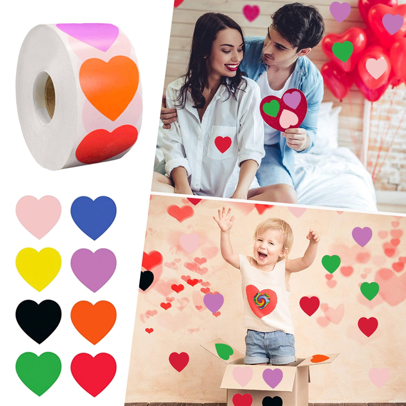 Valentine's Day Sticker Seal Sticker Wedding Party Envelope Label Stick ...