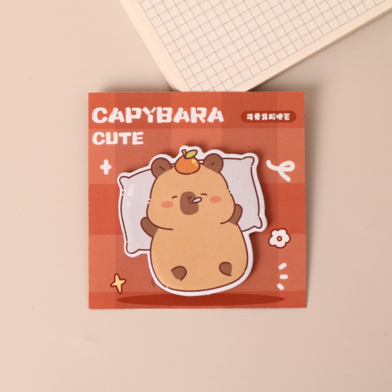 Valentine's Day,Sticky Note,Capybara Memo Pad Animal Capybara Sticky ...
