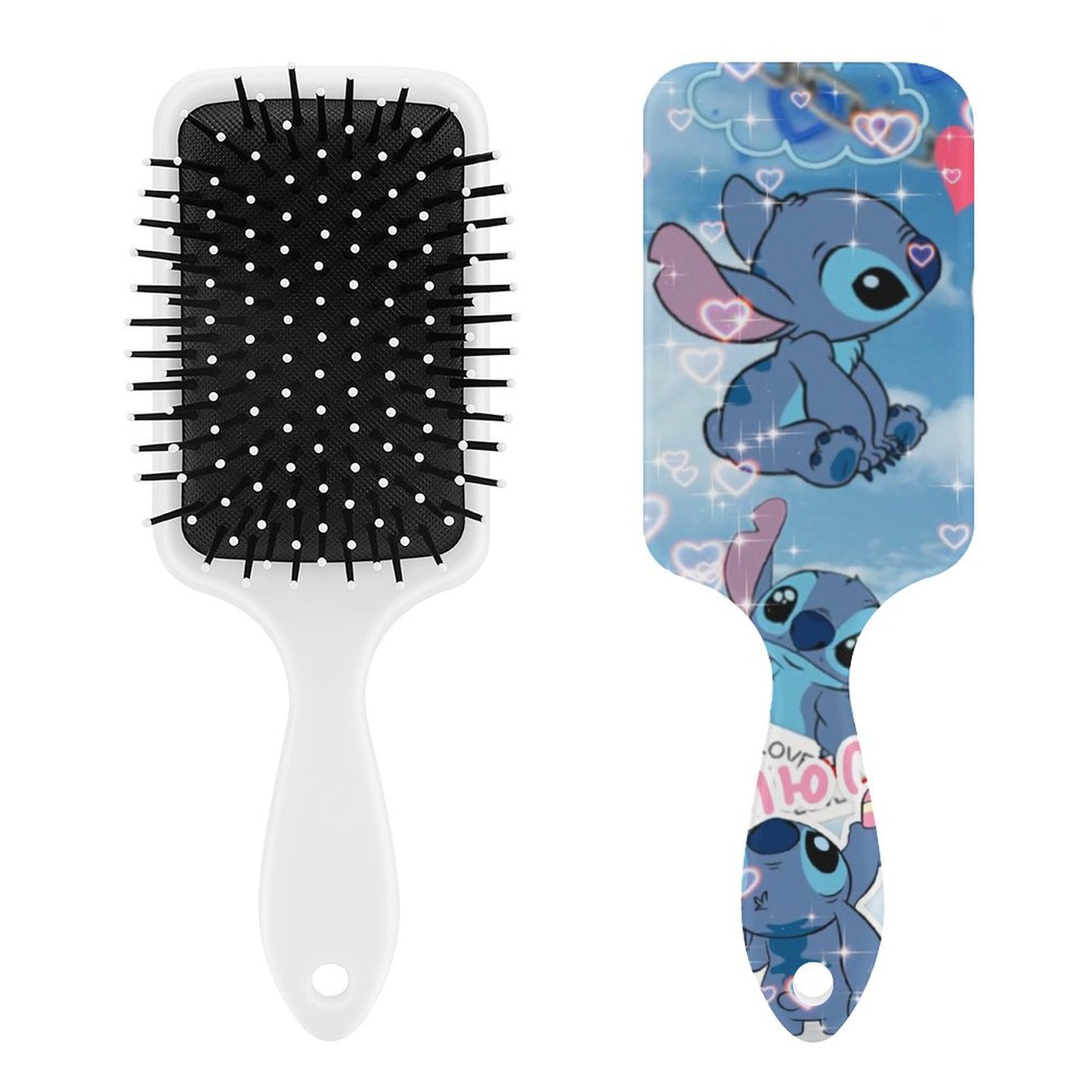 Valentine's Day Stitch And Angela Air Cushion Detangling Paddle Brush ...