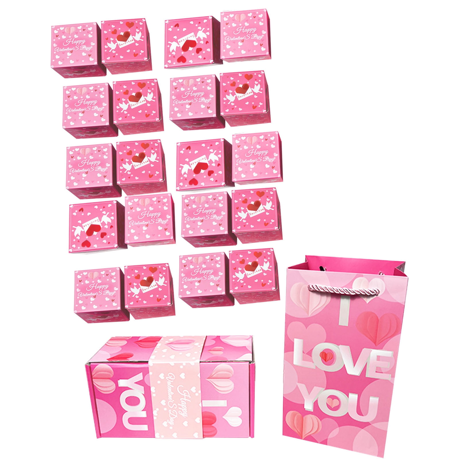 Valentine's Day Surprise Bouncing Box with Hidden Compartment, Romantic ...