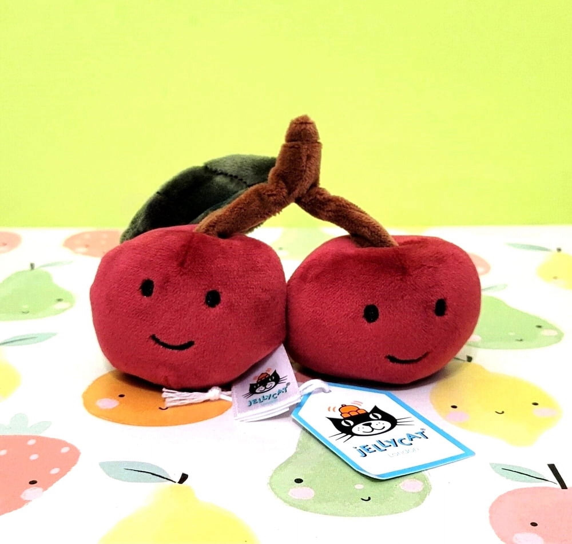 Valentine's Day Toys Jellycat FABULOUS FRUIT CHERRY Soft Plush Food Toy ...