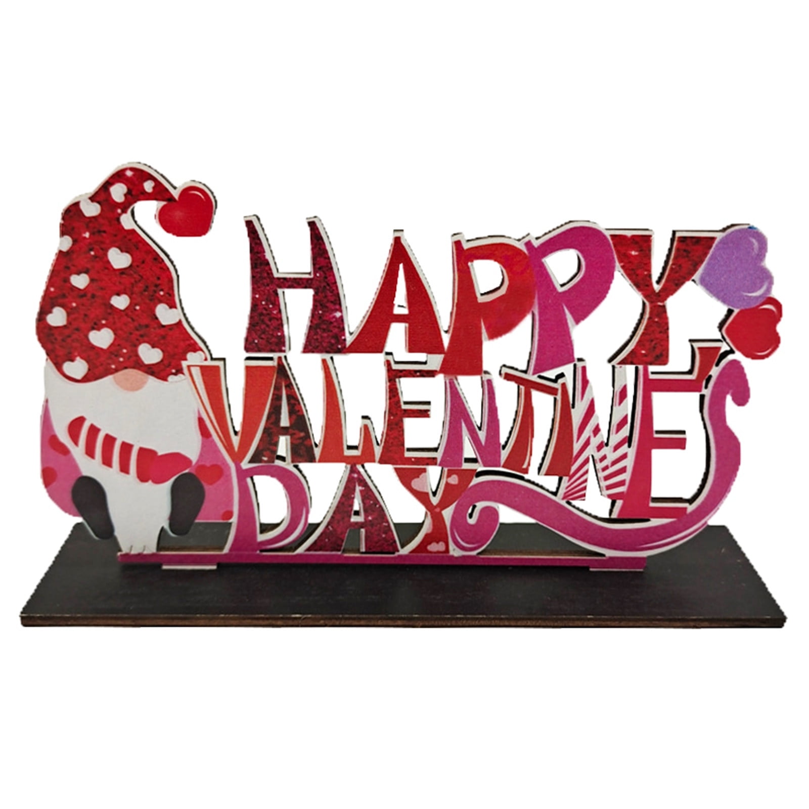 Valentine's Day Wood Sign Decorations, Romantic Valentine Tabletop ...