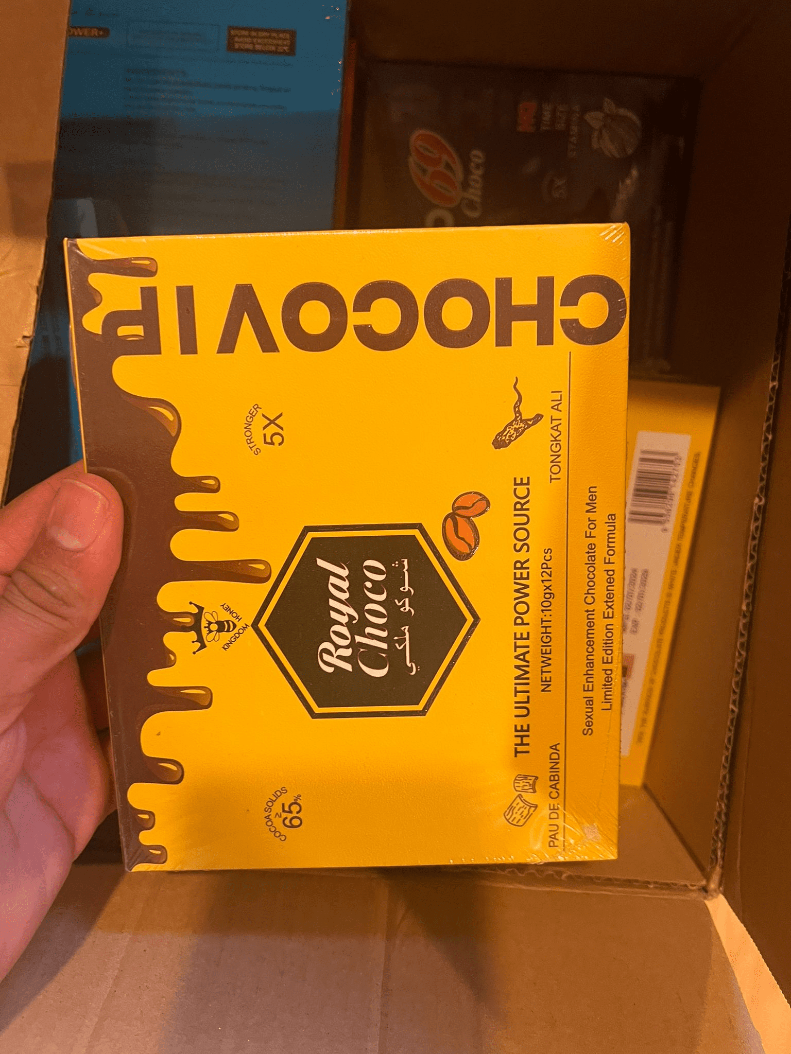 Valentine's Gift, Rhino-Choco VIP Black Dark Chocolate for Men Extra ...