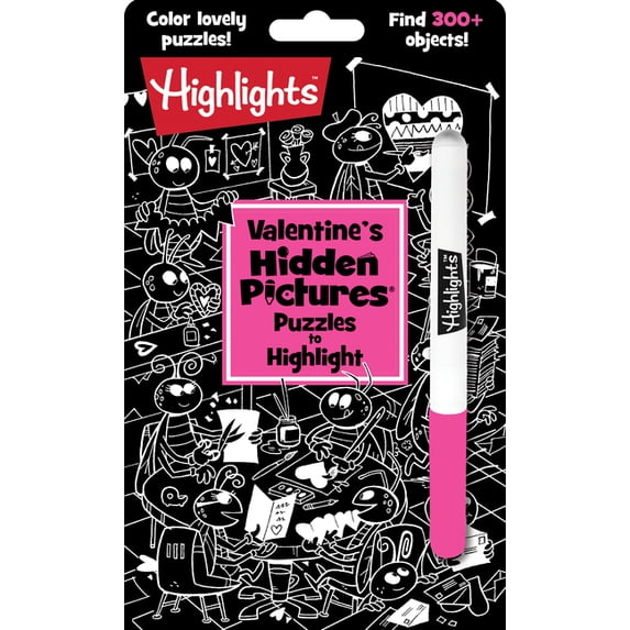 Valentine's Hidden Pictures Puzzles to Highlight (Paperback) - Walmart.com