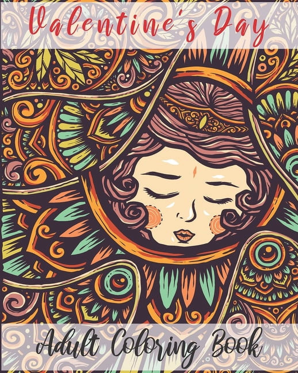 Valentine's day Adult Coloring Book: Valentine's day coloring book for ...