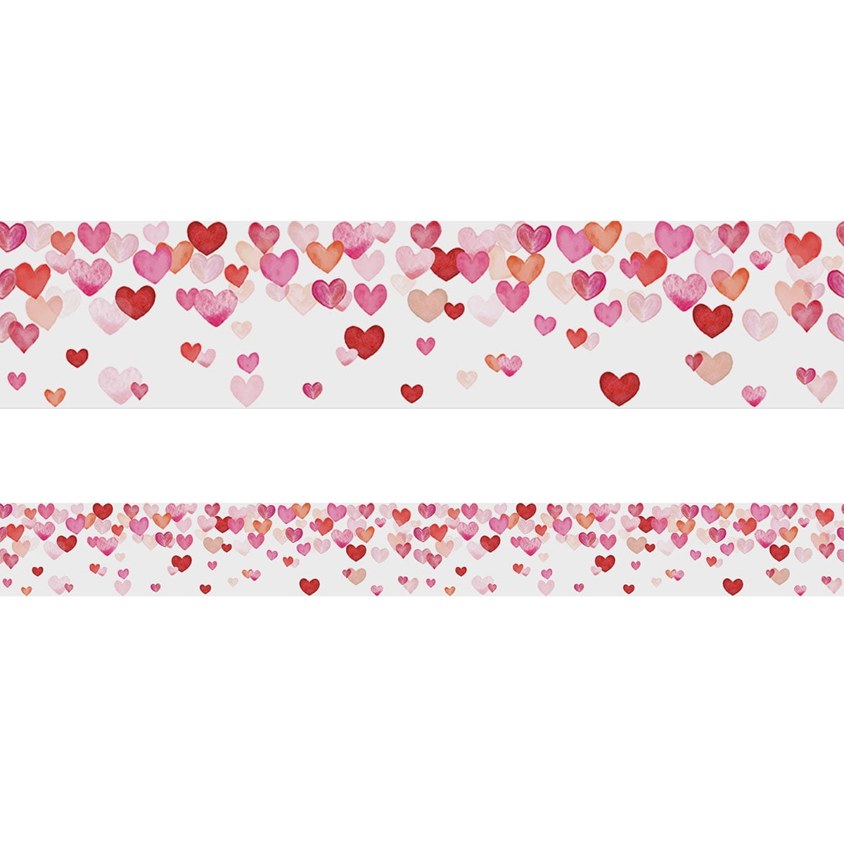 Valentines Day Bulletin Board Borders Water Color Heart Classroom ...