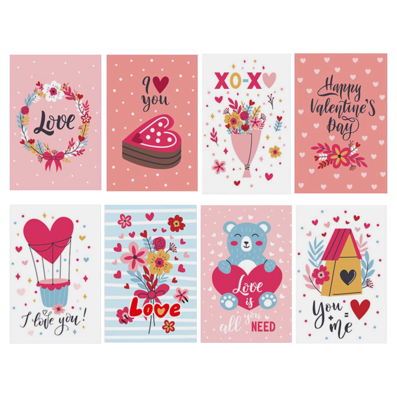 Valentines Day Cards,Valentine Cards Pack,Valentine's Day Greeting Card ...