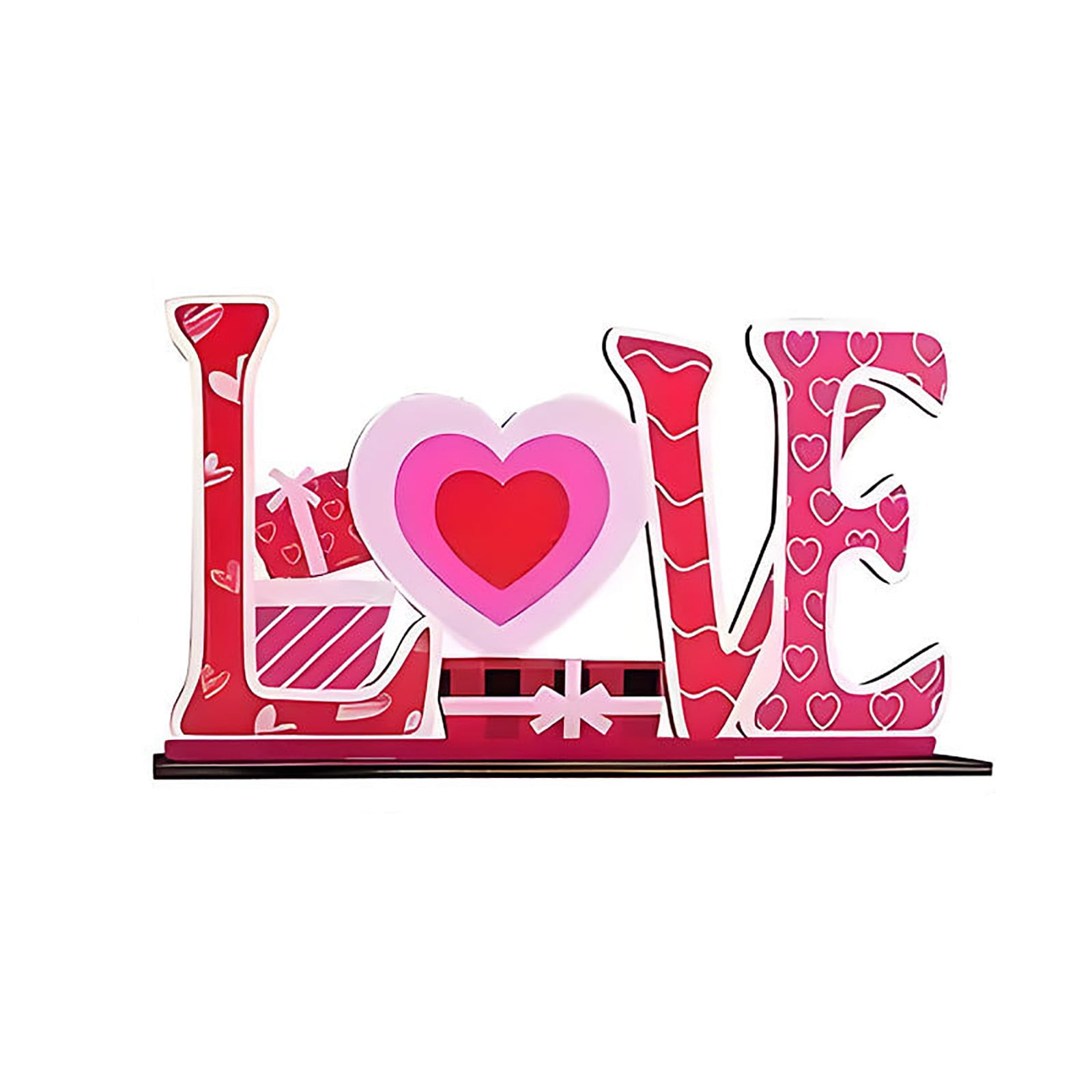 Valentines Day Decor Love Tabletop Centerpiece Signs, Valentines Day ...