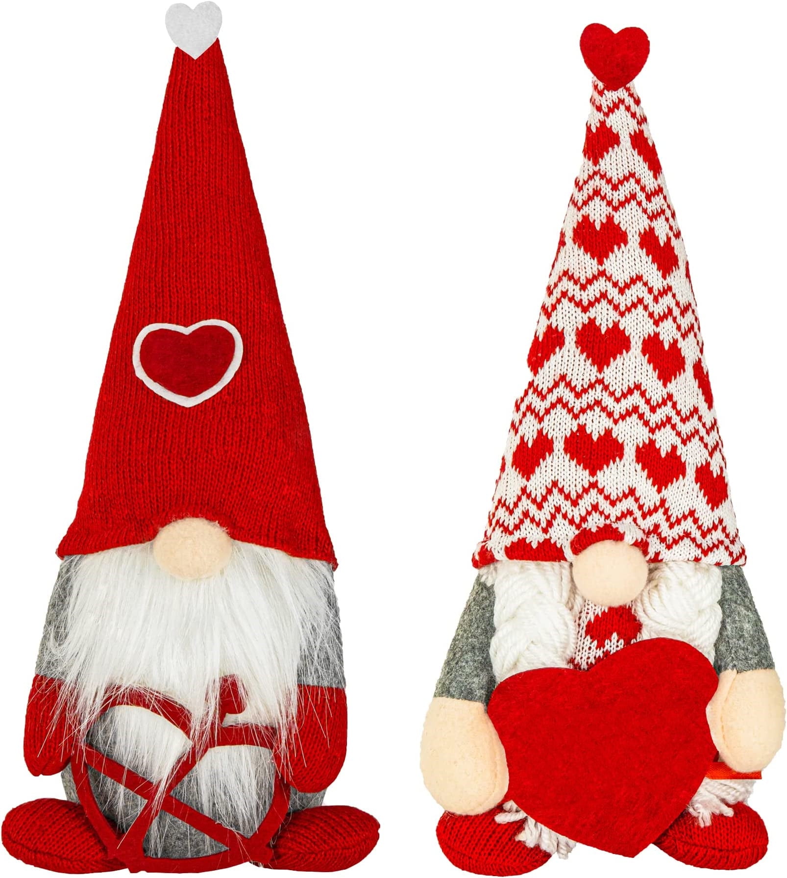 Valentines Day Decor- Moyeeka 2PCS Valentines Decorations Gnomes Plush ...