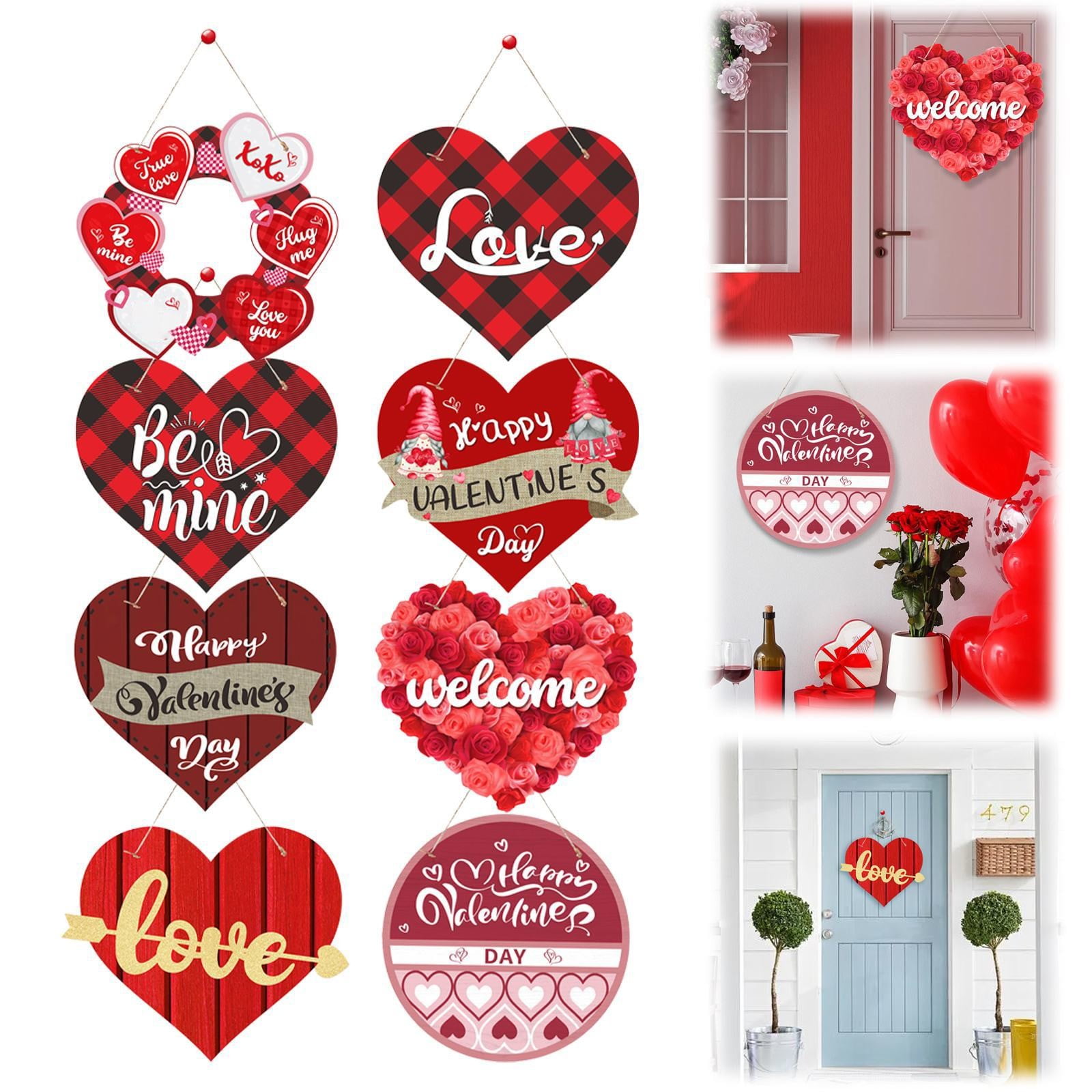 Valentines Day Decorations Clearance! Happy Valentine'S Day Signs ...