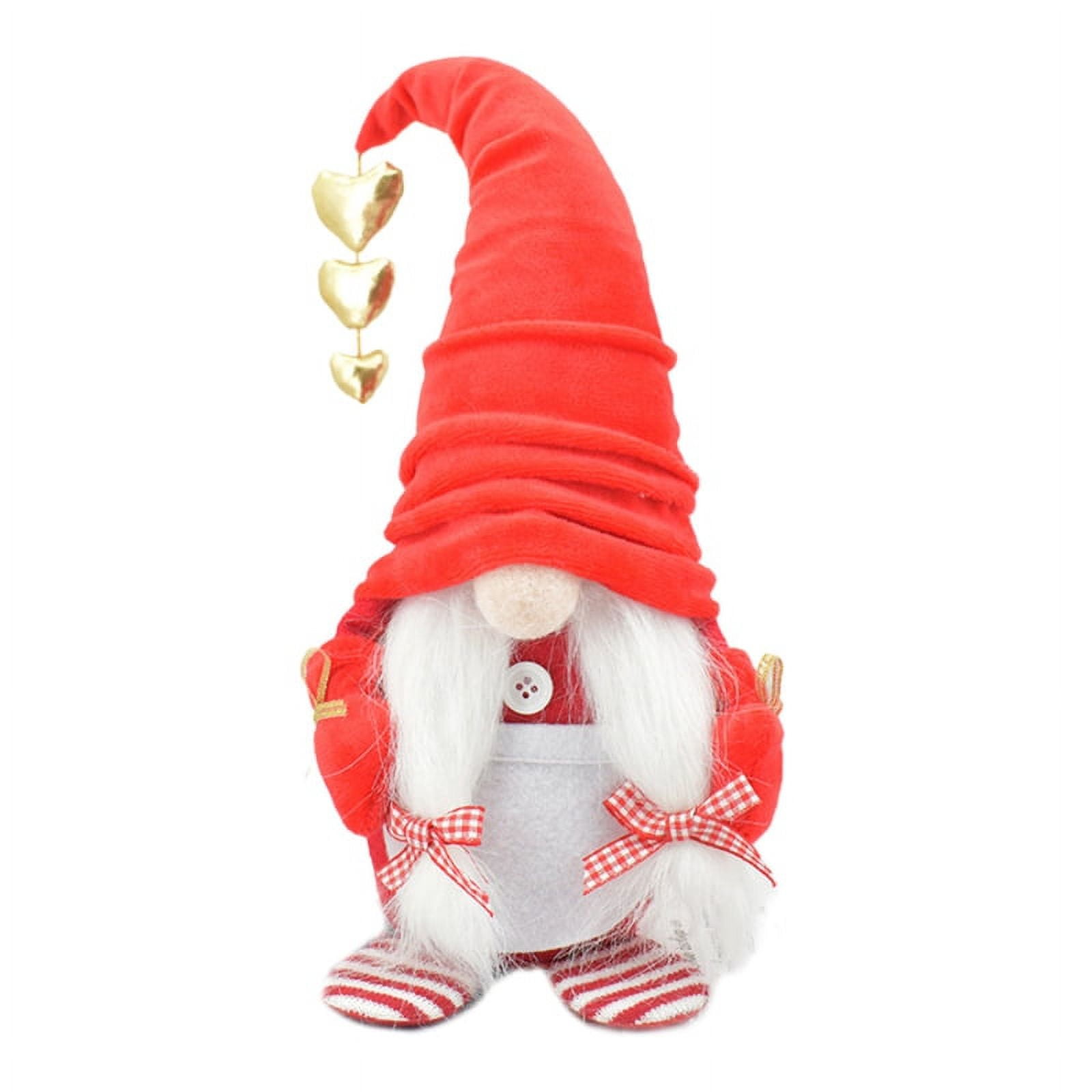 Valentines Day Faceless Gnome Push for Doll Ornaments Cute Cartoon ...