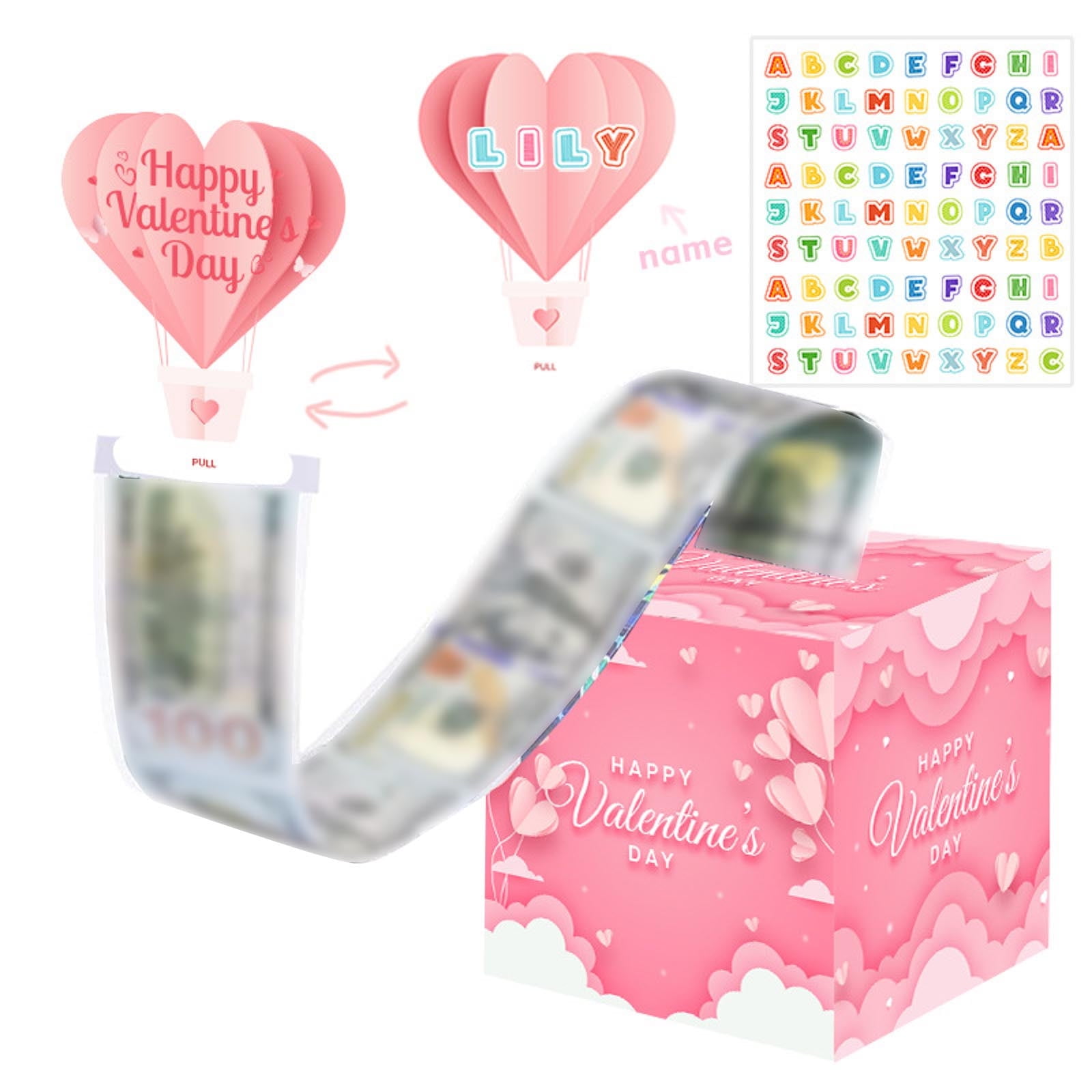 Valentines Day For Pull Boxes For For Red & Holder For With Pull Out ...