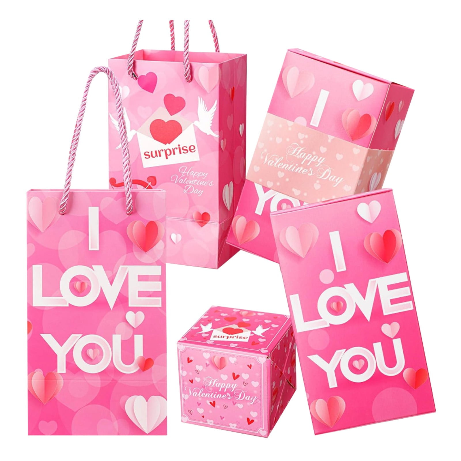Valentines Day Gift Boxes Valentine's Day Surprise Bouncing Box I LOVE ...
