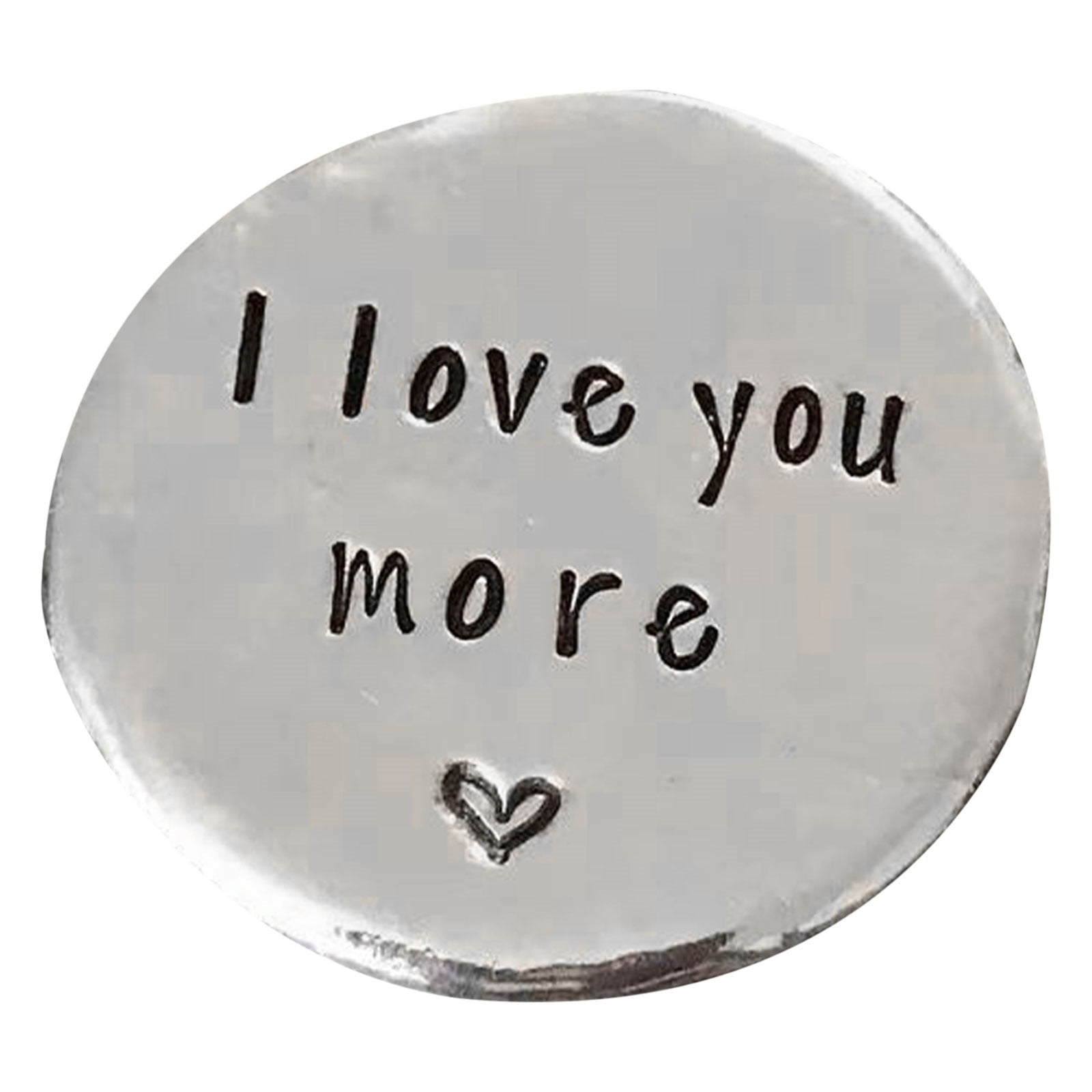 Valentines Day Gift Coins Metal Decorative Ornaments Hand Stamped ...