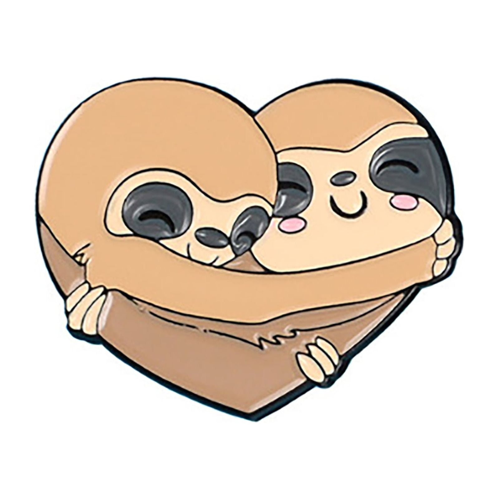Valentines Day Gifts for Her Brooch for Girls Women Cartoon Love Sloth ...