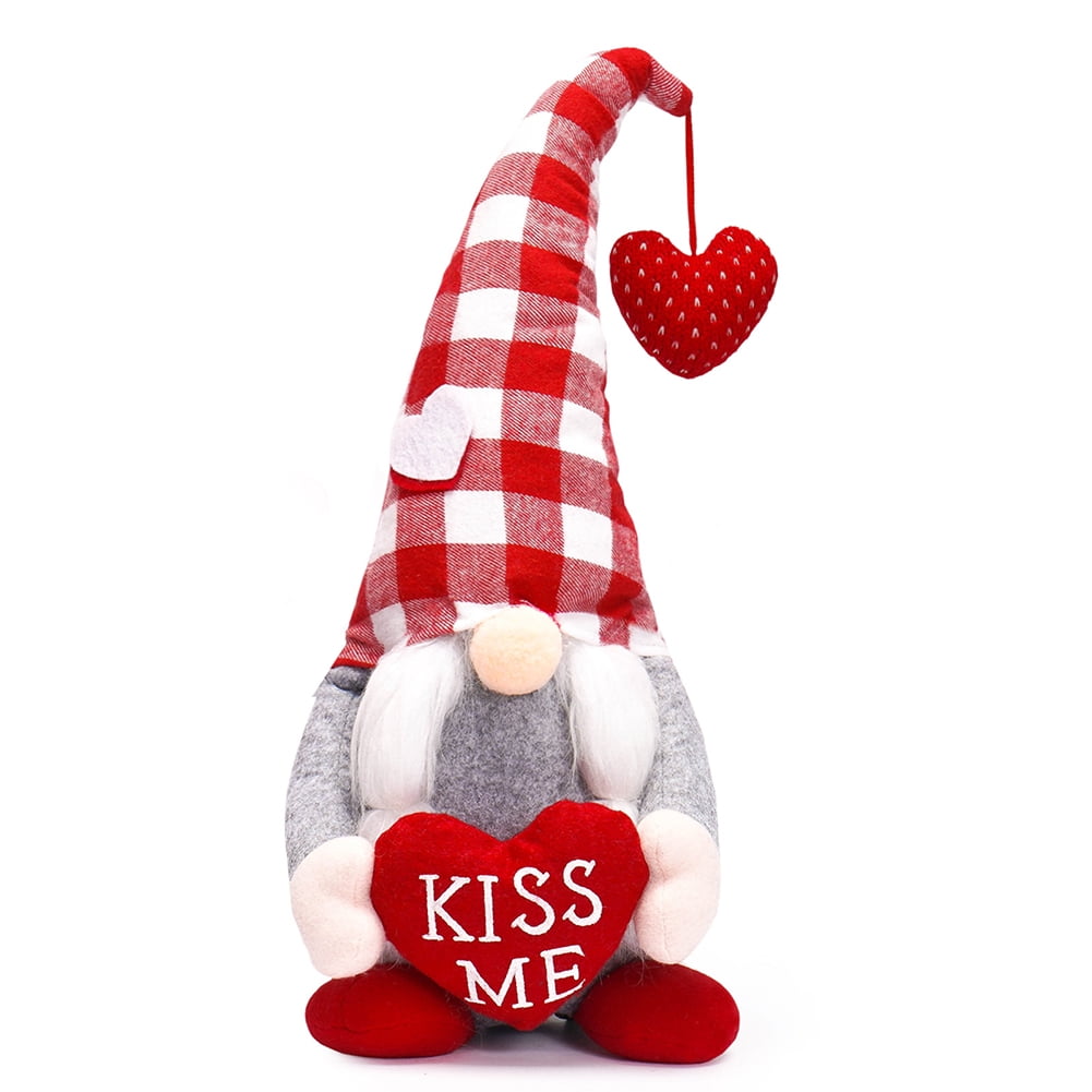 Valentines Day Gnome Decor Valentine Gnomes Plush Home Table ...