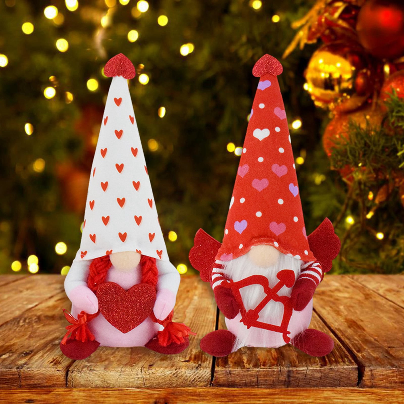 Valentines Day Gnome Decorations,2 PCS Mr and Mrs Scandinavian Tomte ...
