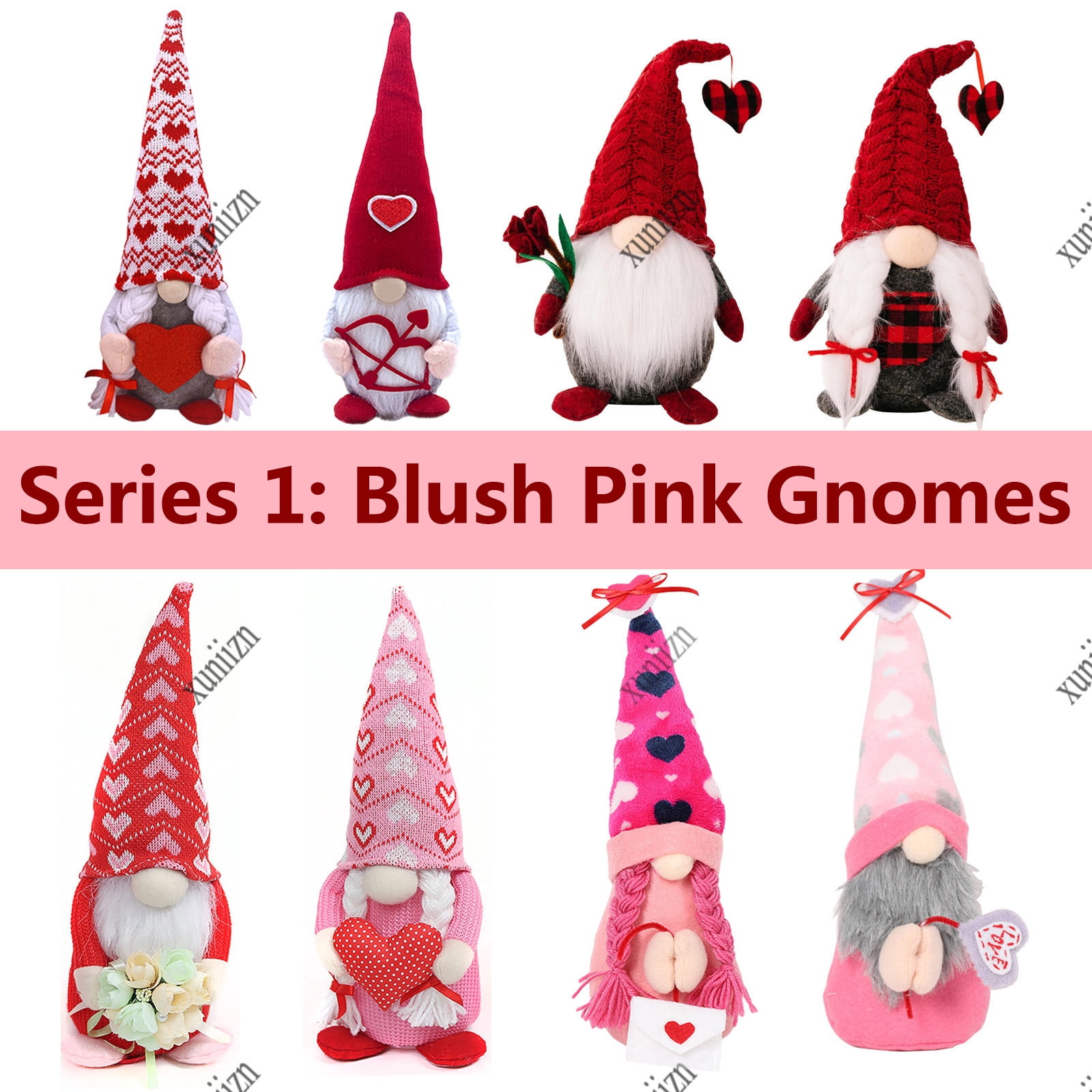 Valentines Day Gnomes Decorations for Home, Cute Plush Gnome Valentines ...