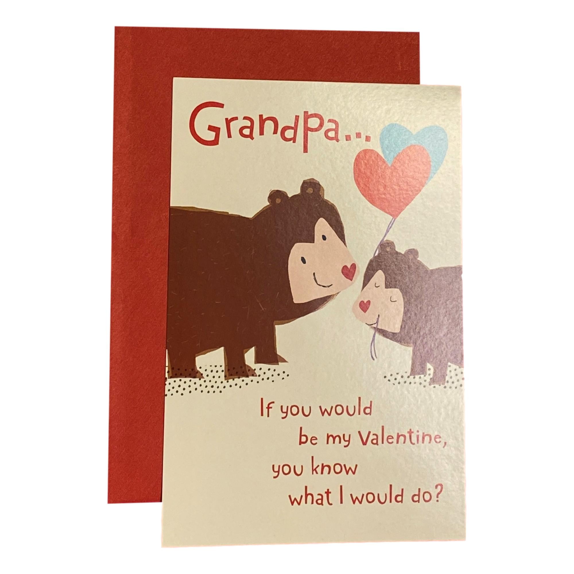 Valentines Day Greeting Card for Grandma - Grandpa... If you would be ...