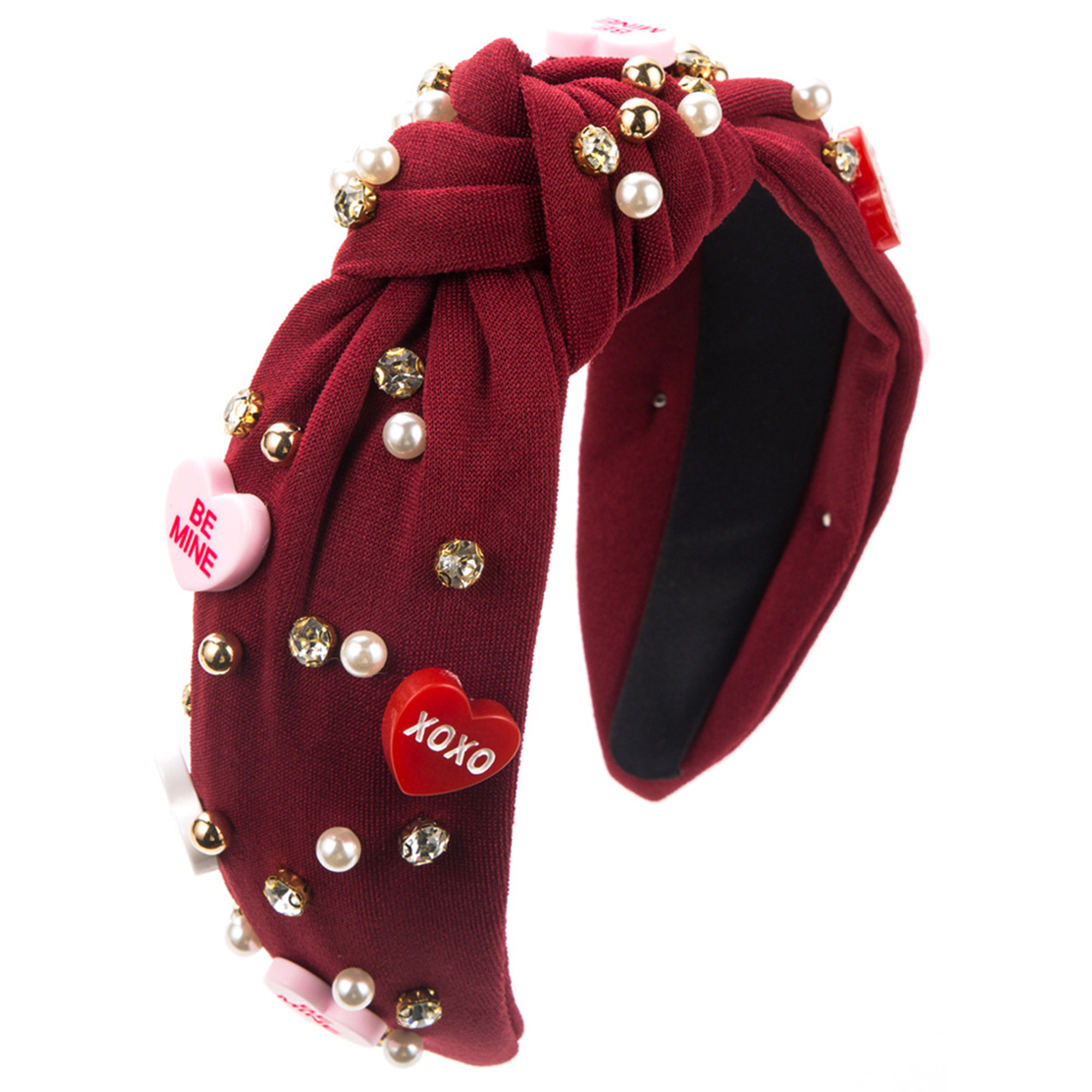 Valentines Day Headbands for Women Girl Love Heart Headband Red Pink ...