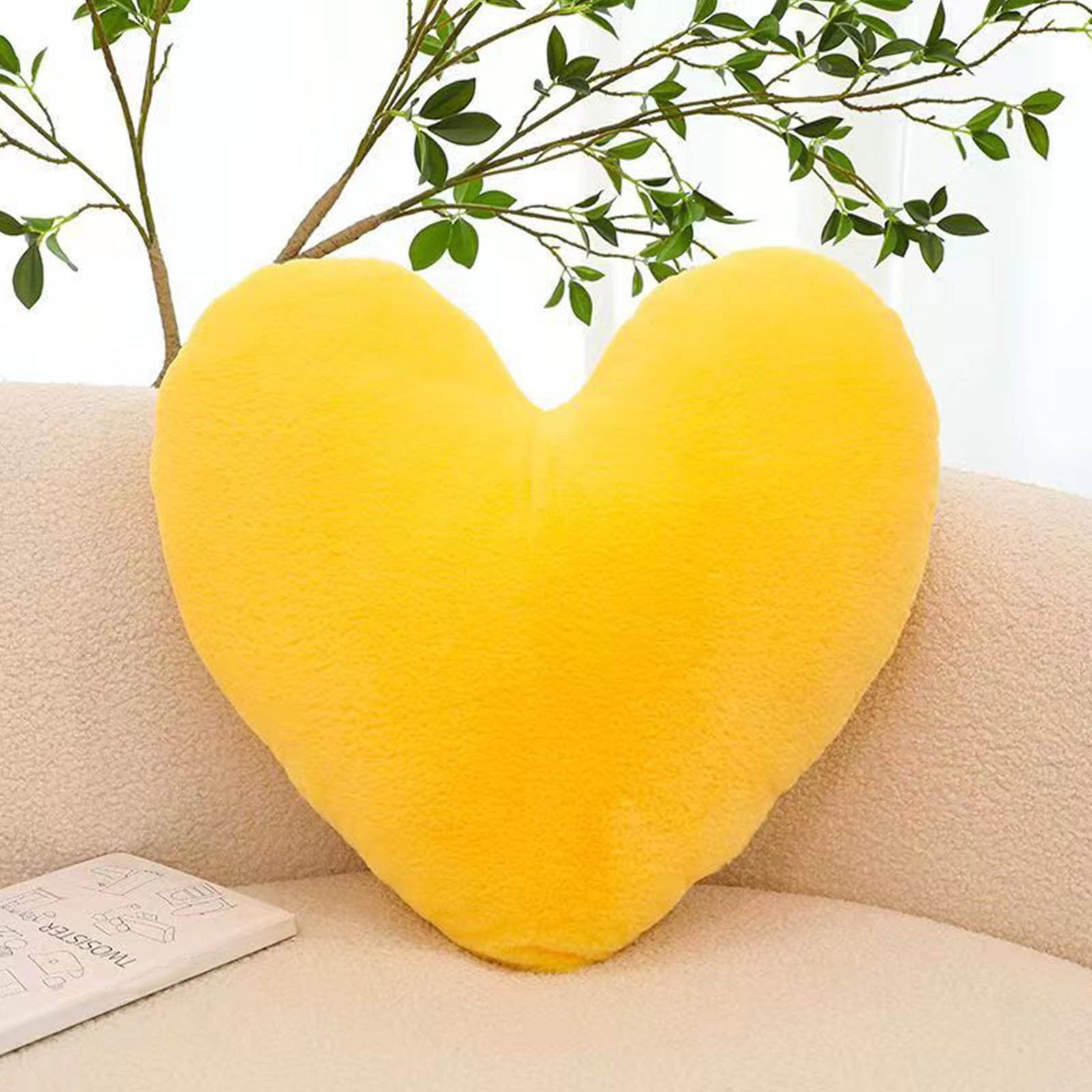 Valentines Day Heart Pillow - Super Soft Plush Hug Pillow, Cute ...