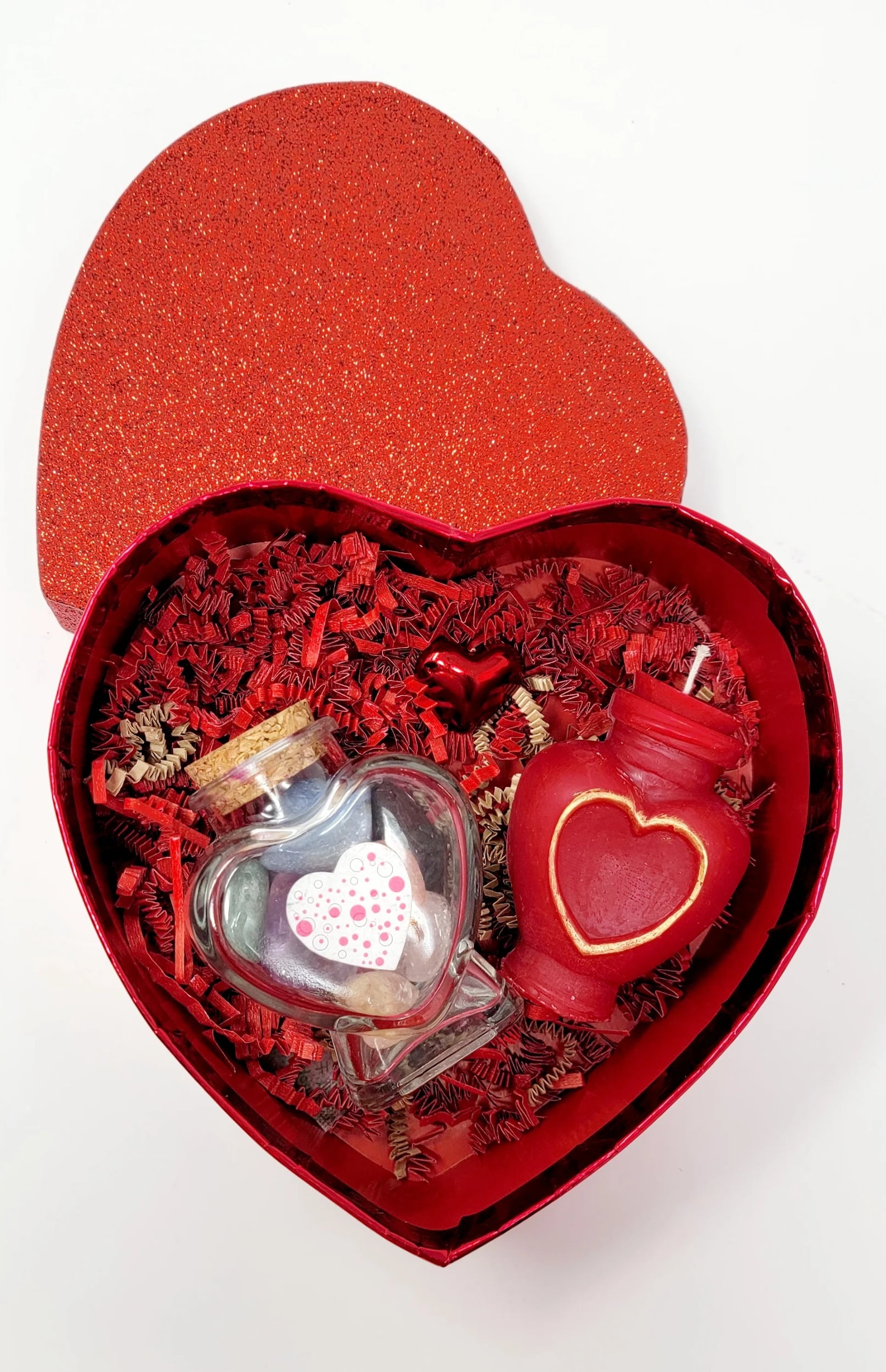 Valentines Day Heart Shaped Gift Box, Unique Candle and Chakras ...