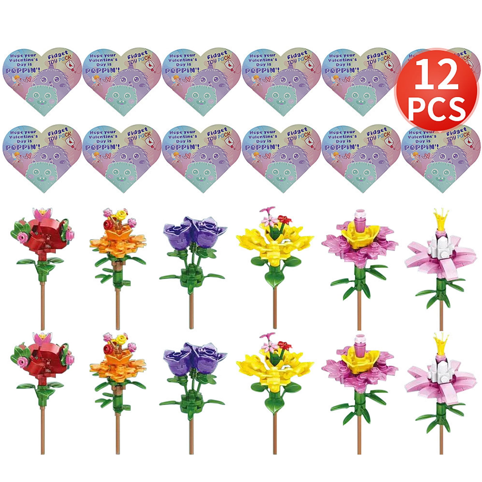 Valentines Day Prefilled Hearts with Valentine Cards Filled with ...