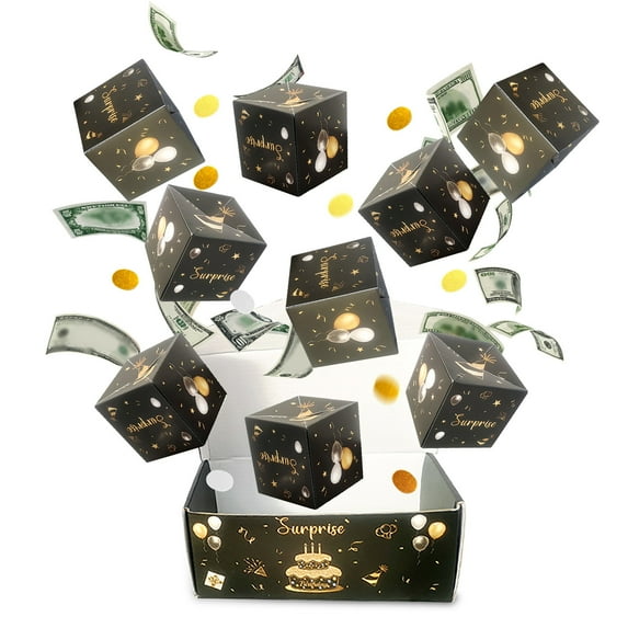 Valentines Day Surprise Gift Box Explosion for Cash Gifts 20pcs Folding ...