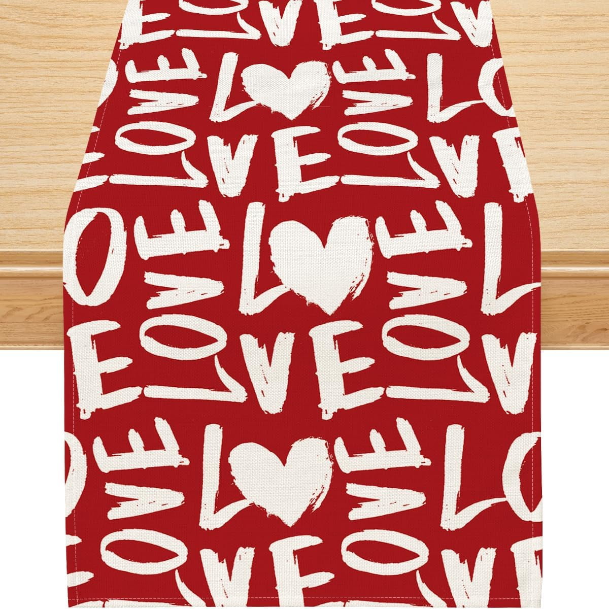 Valentines Day Table Runner, Sweet Love Valentines Day Decorations ...