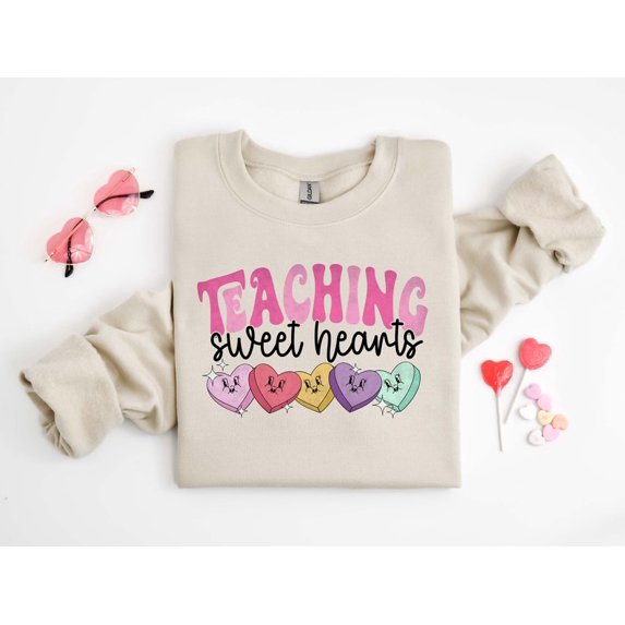 Valentines Day Teacher Heart Graphic Teaching Sweethearts Love Theme ...